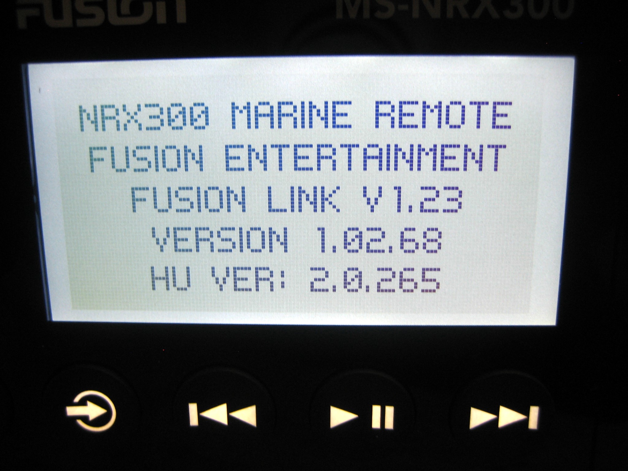 Fusion MS-NRX300 Wired Marine Remote & NMEA 2000 Repeater - Fully ...