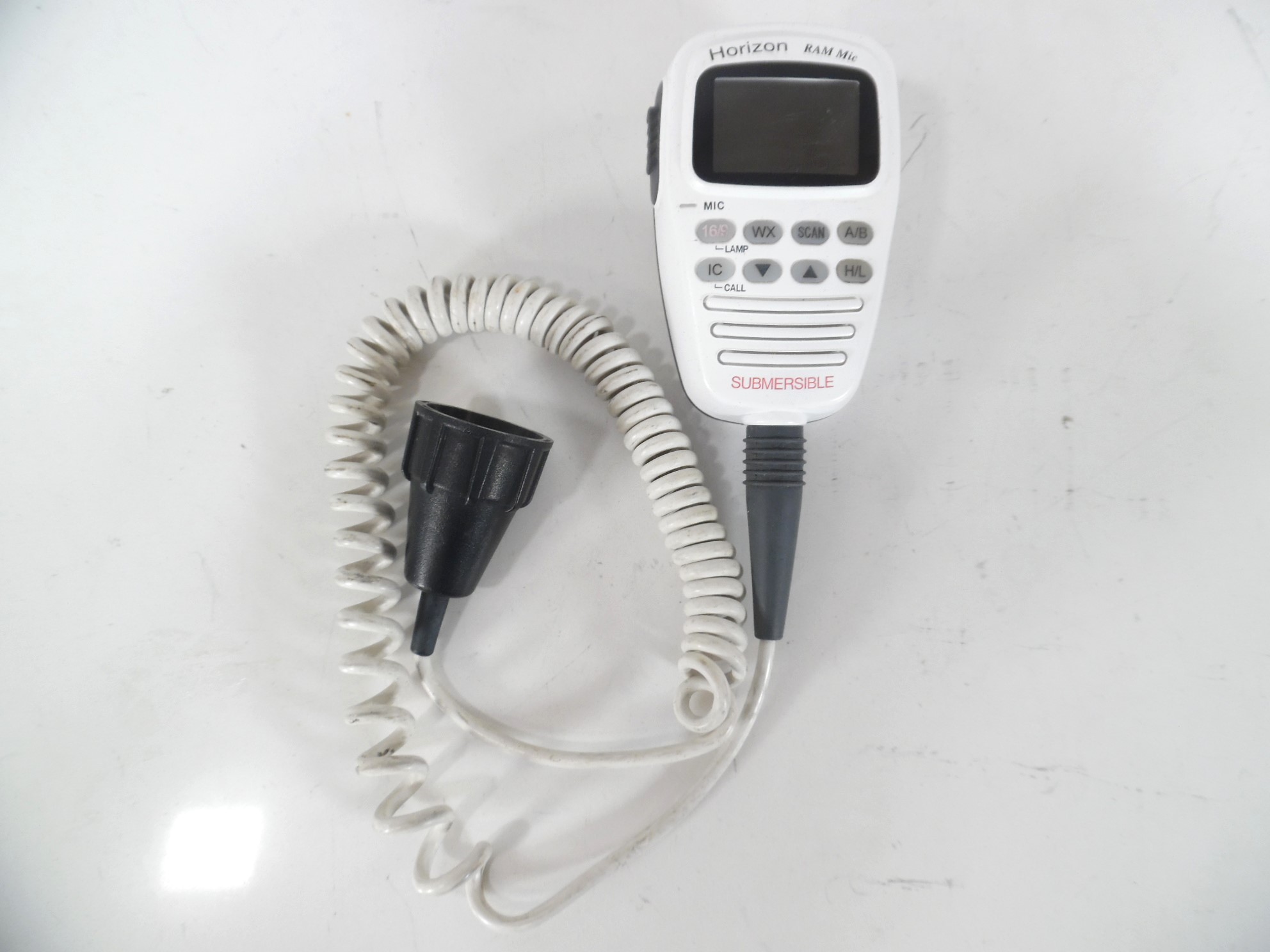 Standard Horizon CMP23W RAM Mic Handset - White - Tested - Max Marine ...