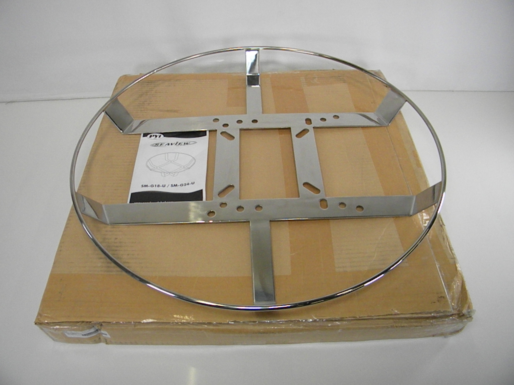 SeaView SM-G24-U Stainless Steel Universal Mast Mount Guard 24" Dome ...