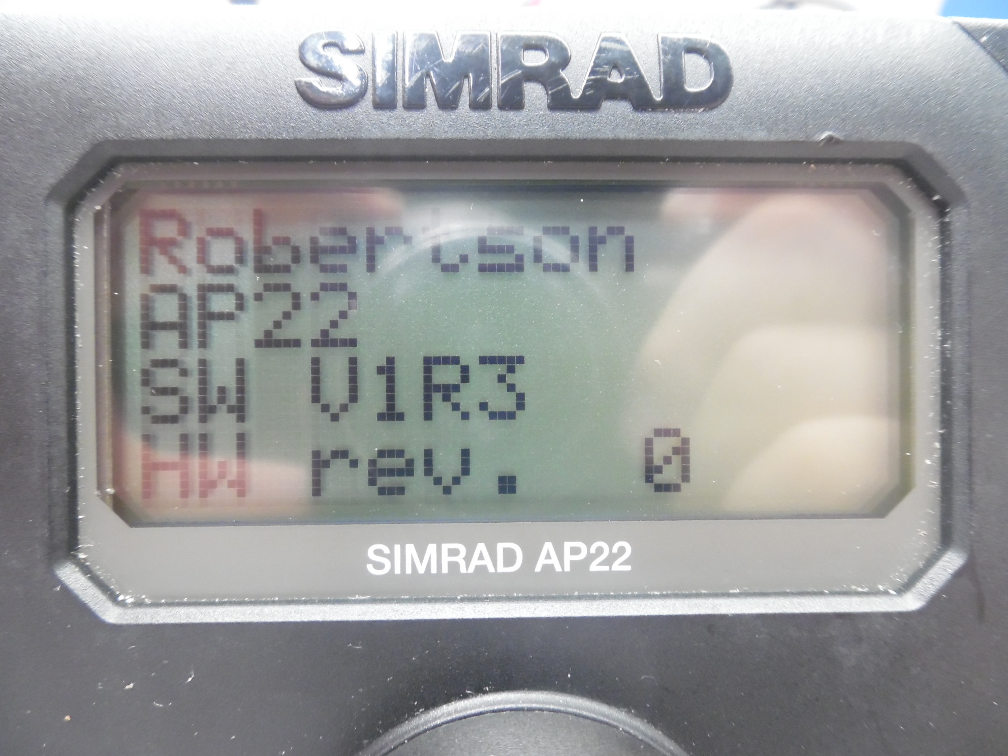 Simrad AP22 PN 22085849 Marine Autopilot Control Head - Max Marine ...