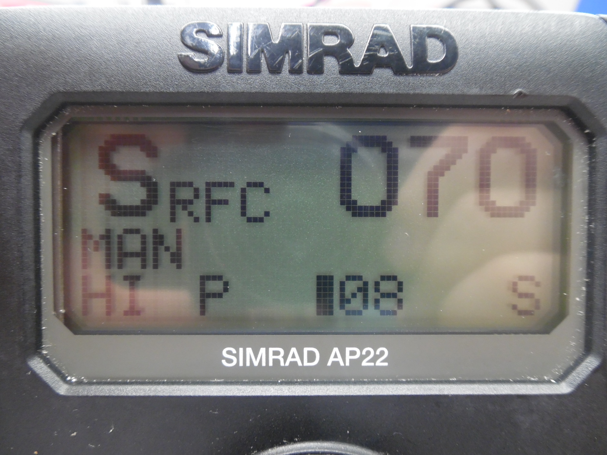 Simrad AP22 PN 22085849 Marine Autopilot Control Head - Max Marine ...