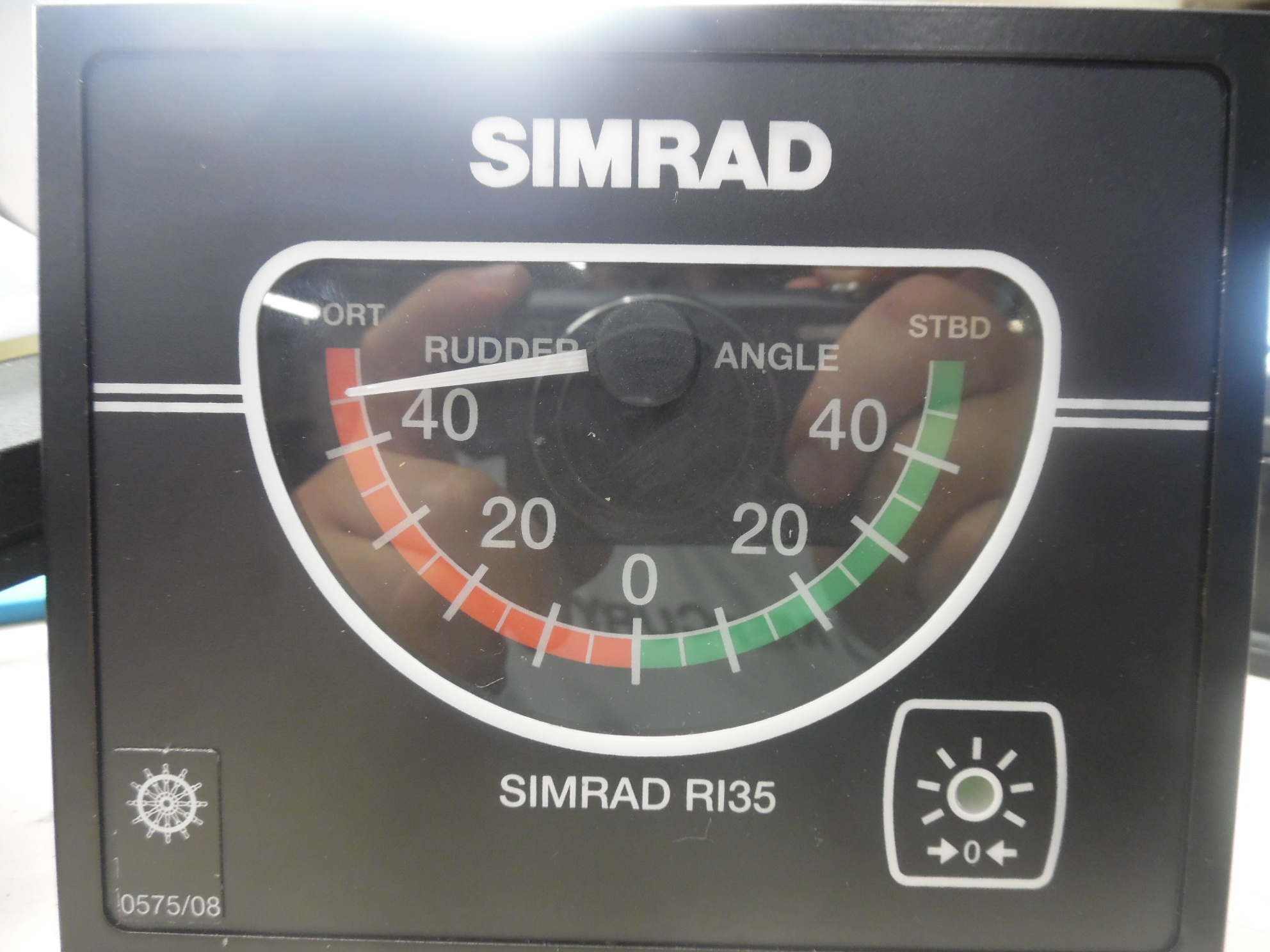 Simrad Robertson Rudder Indicator RI35 MK2 22085146 Tested - Max Marine ...