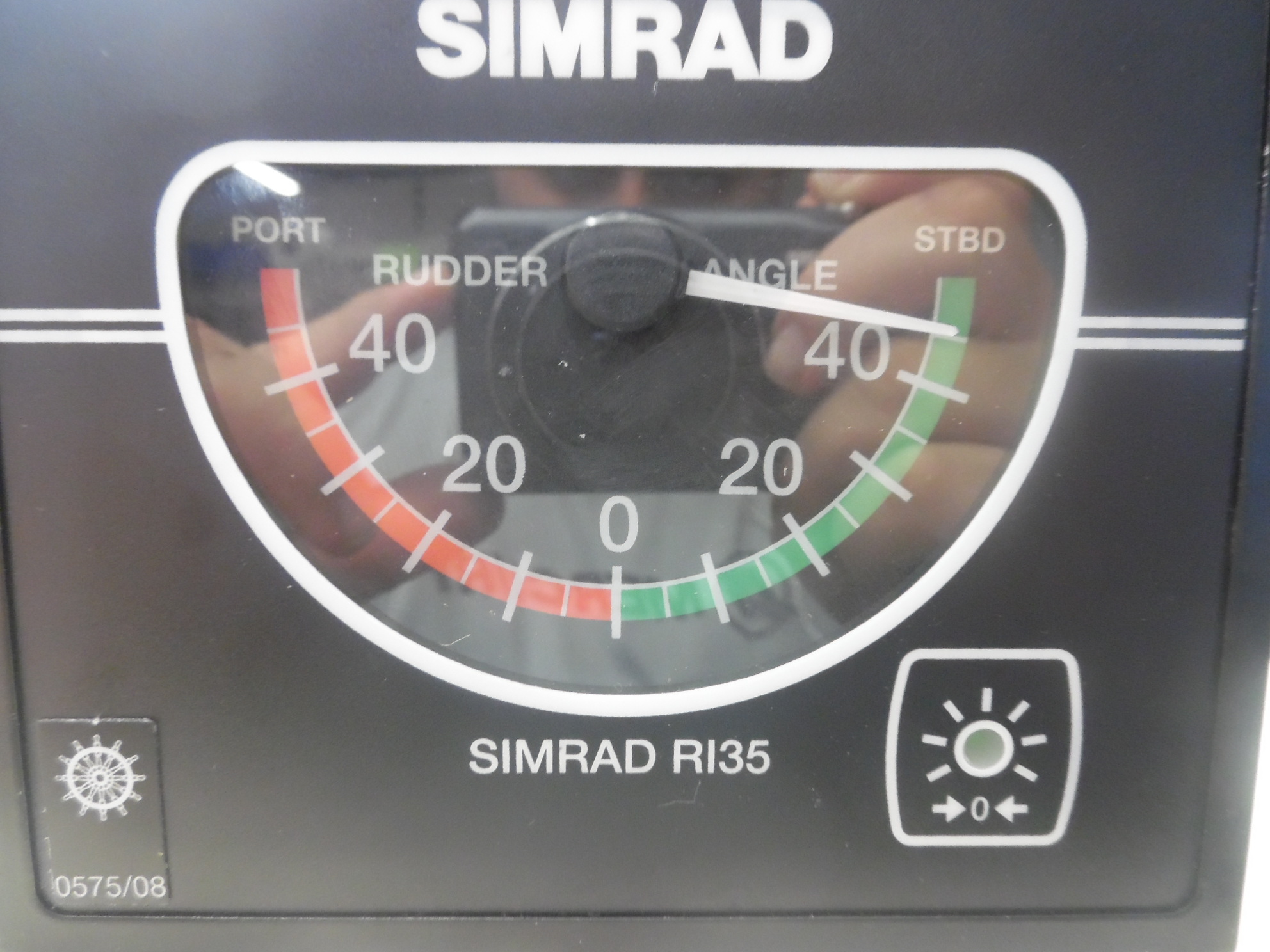 Simrad Robertson Rudder Indicator RI35 MK2 22085146 Tested - Max Marine ...