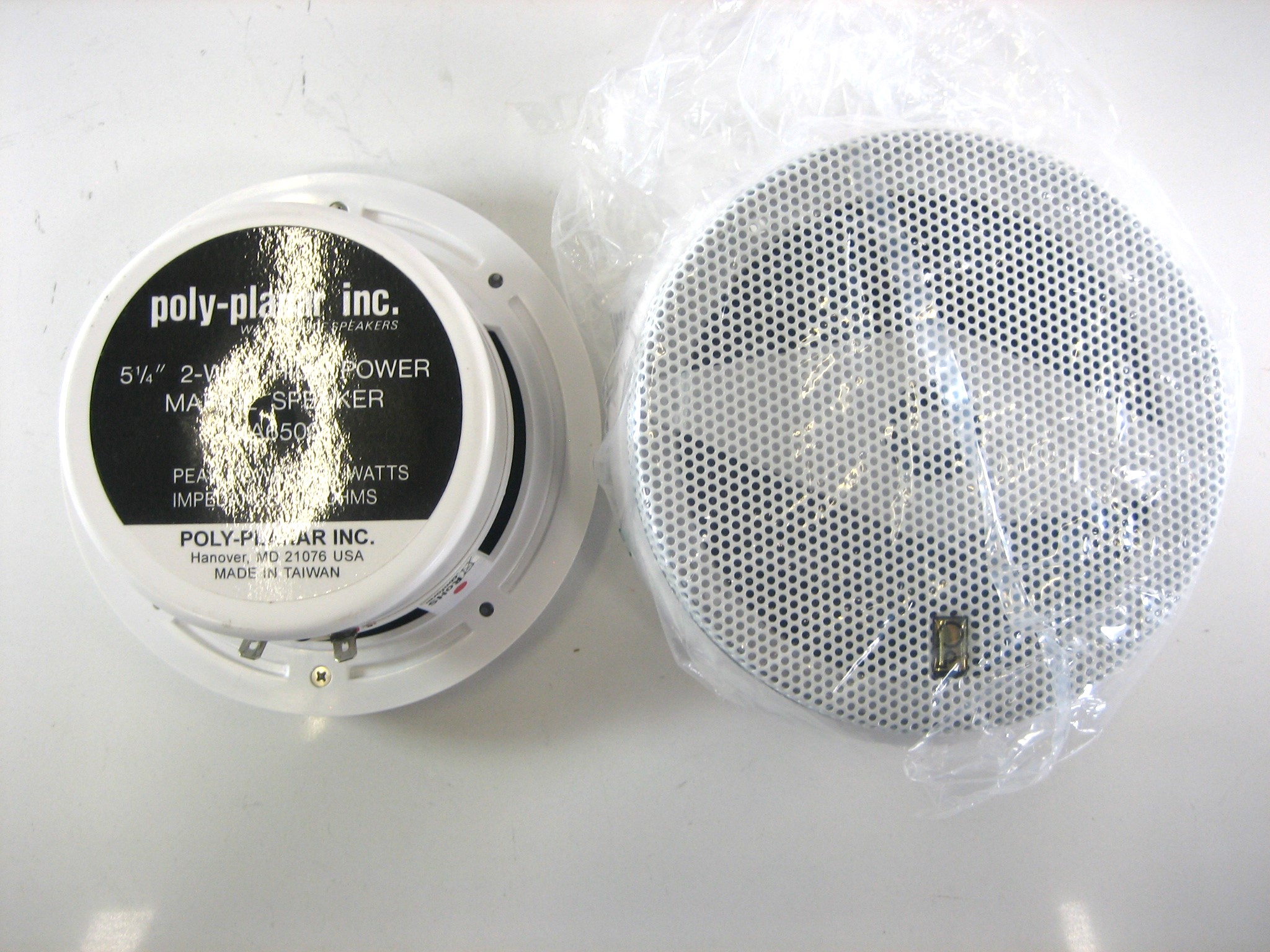 Poly-Planar Platinum Series MA-6500 5 1/4″ Platinum Round Speaker New ...