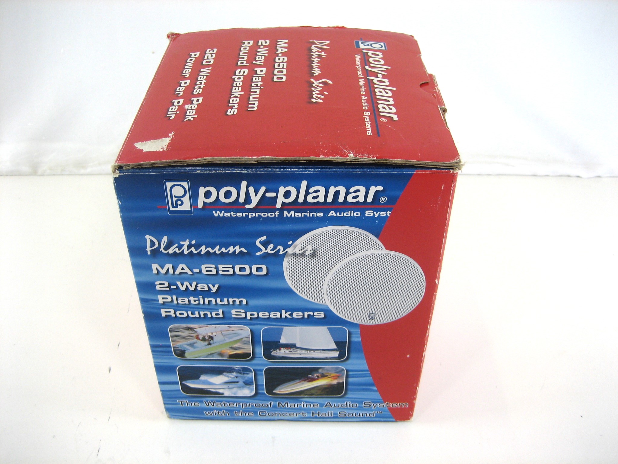 Poly-Planar Platinum Series MA-6500 5 1/4″ Platinum Round Speaker New ...
