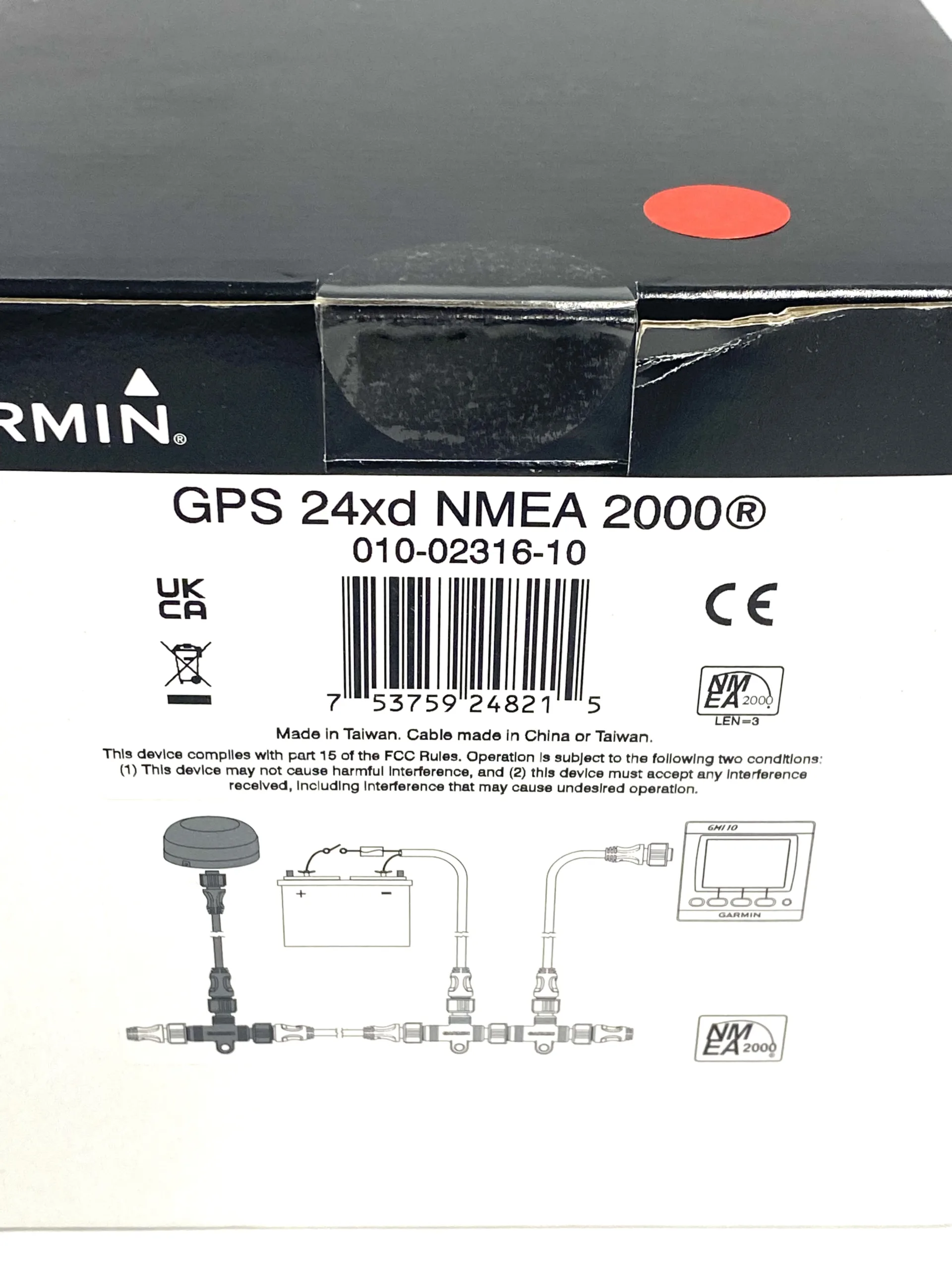 Garmin GPS 24xd NMEA2000 GPS Antenna w/Heading 010-02316-10 *NEW IN ...