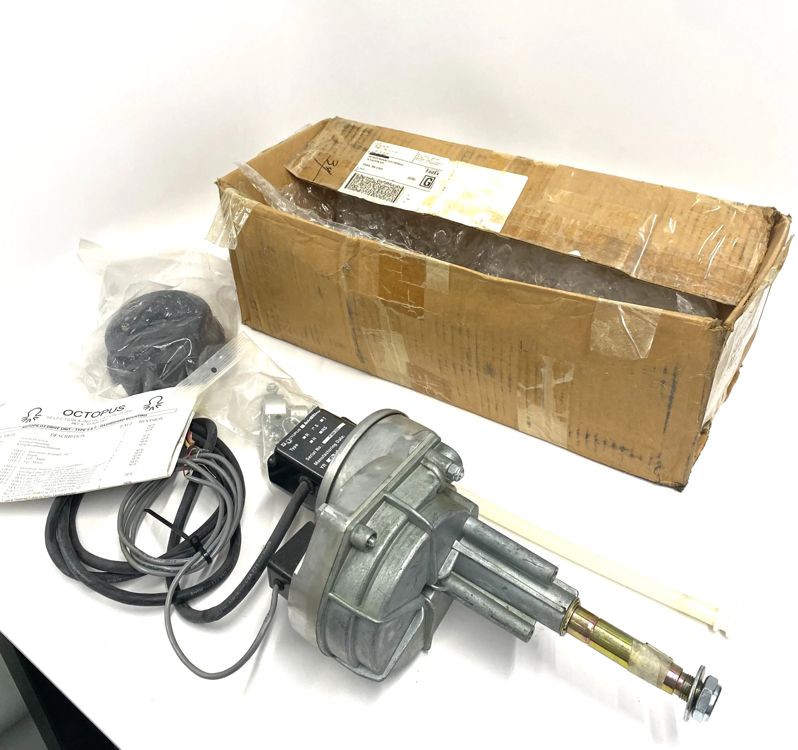 Octopus Pumps "Type S" Autopilot Drive Unit f/Straight Shaft Mechanical ...