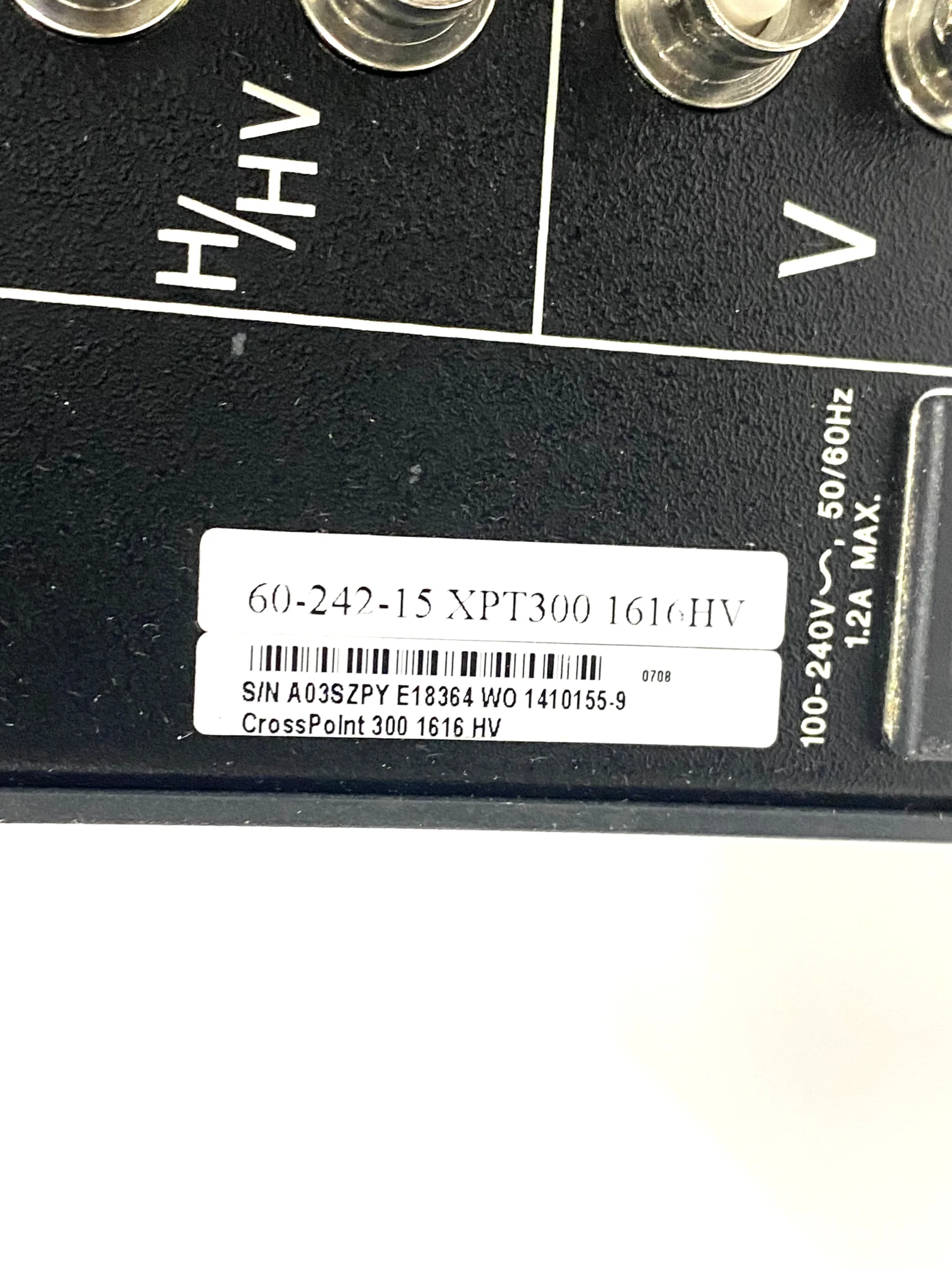 Extron Crosspoint 300 Matrix Switcher 1616HV Video Switch 60-242-15 XPT300 - Max Marine Electronics