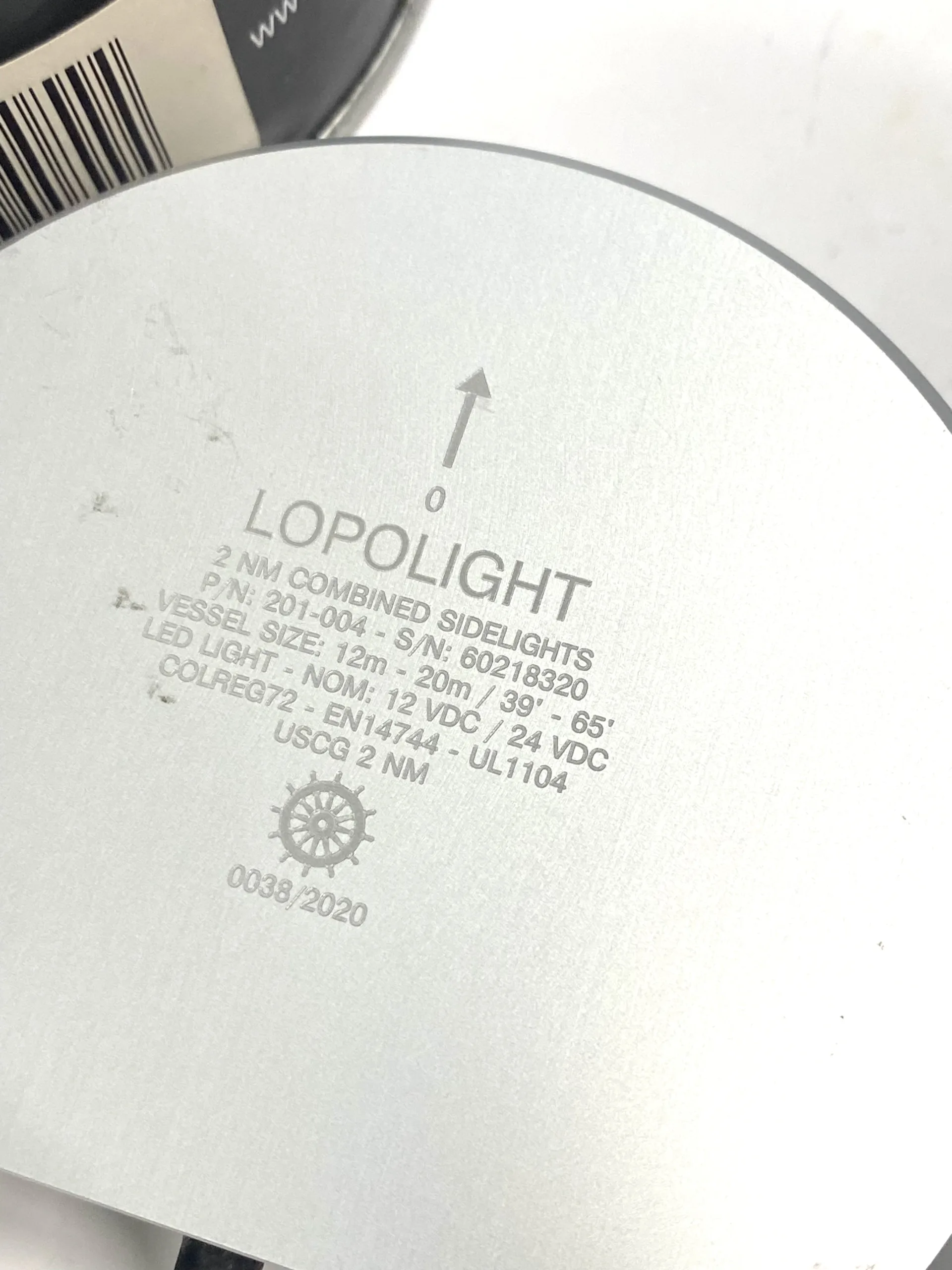 Lopolight 201-004 2nm Red/Green Side Combo Lights for Vessels