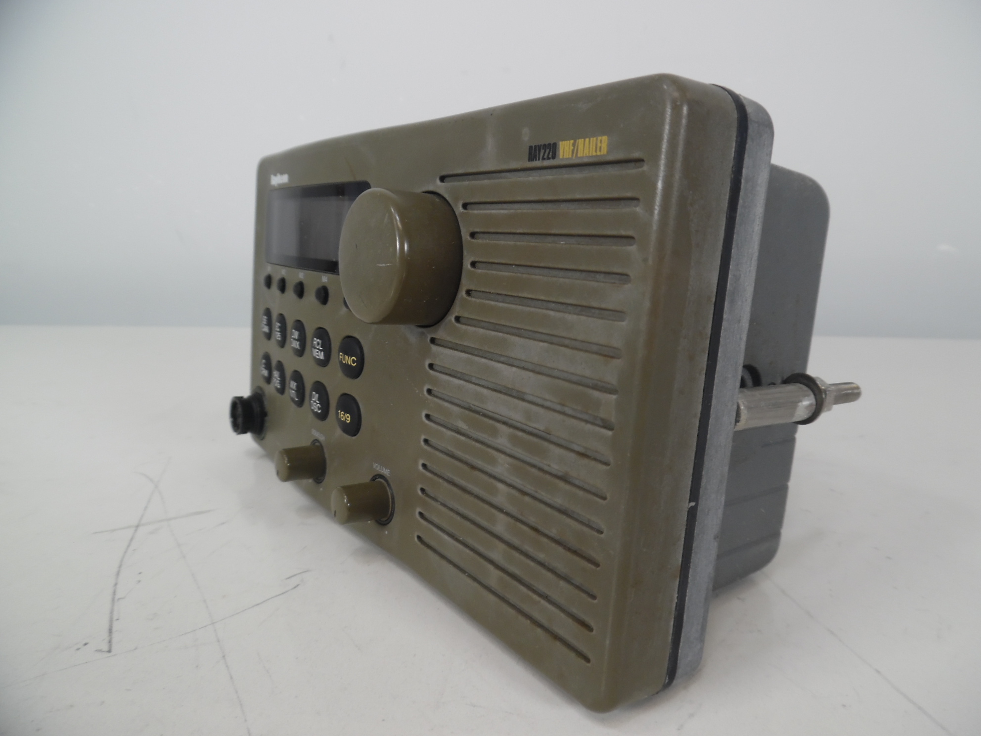Raytheon Ray220 VHF Hailer Marine Radio - Tested - Max Marine Electronics