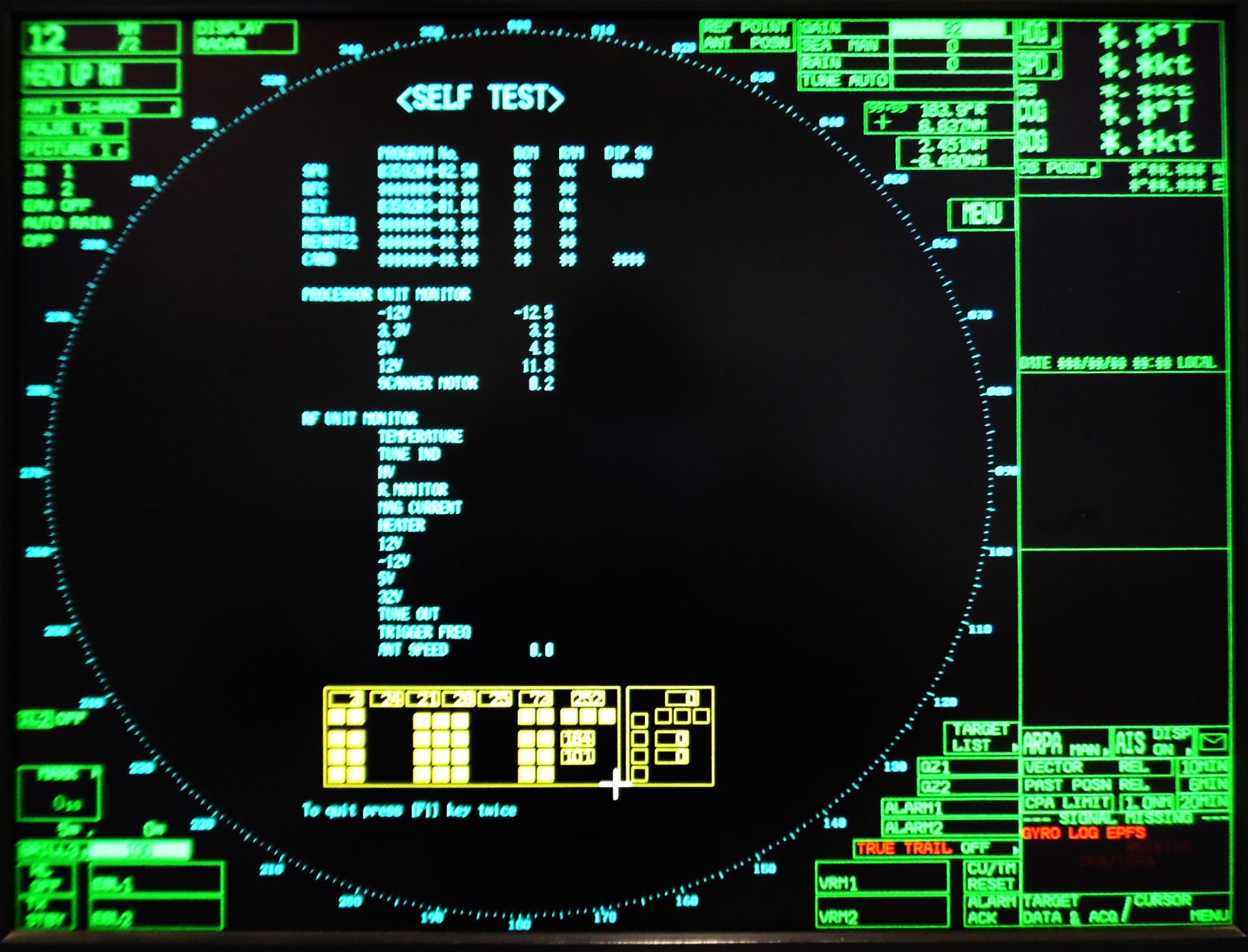 Furuno - RCU-014 - Control Keypad for FAR-2xx7BB Systems *Bench-Tested ...