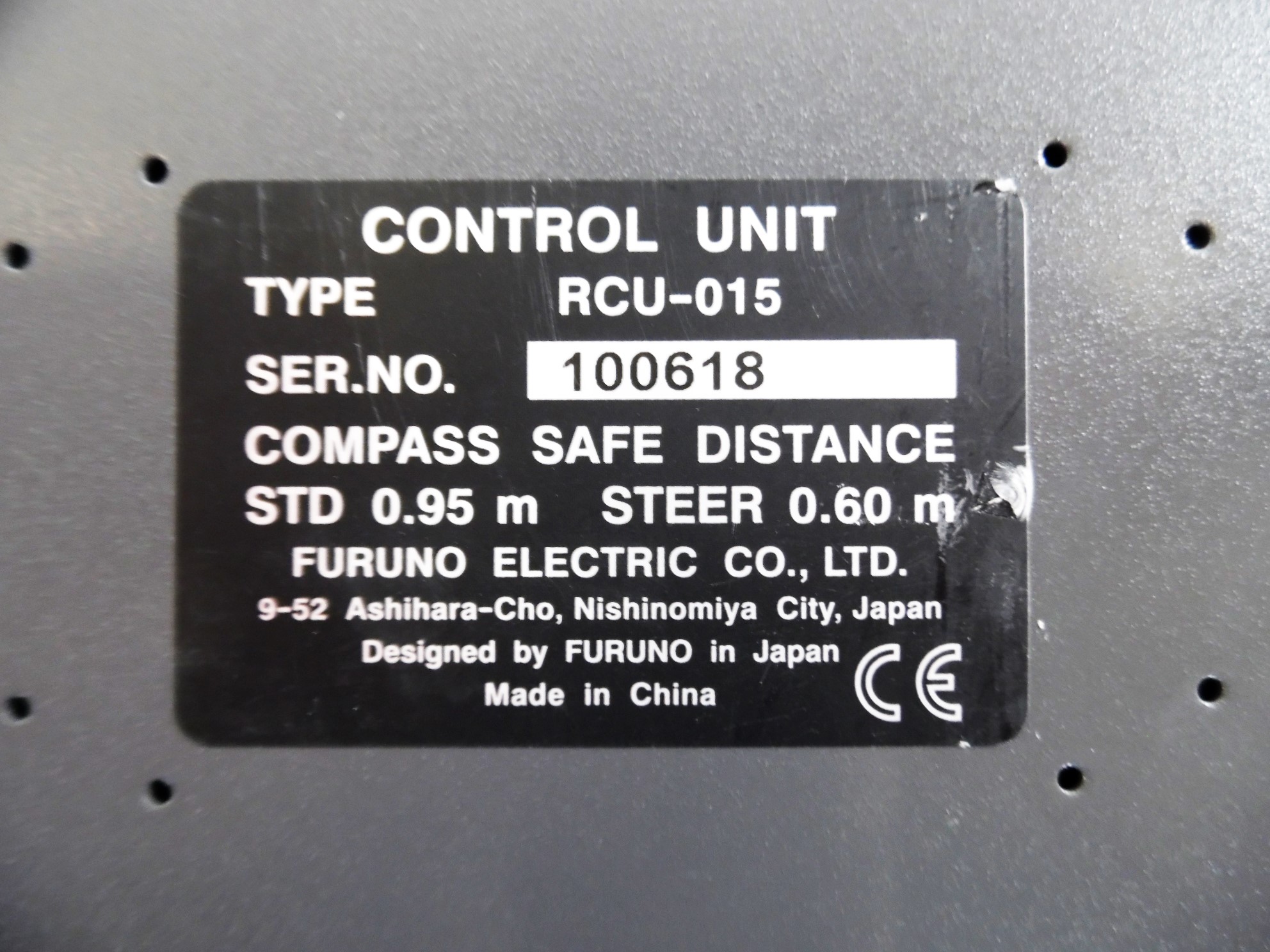 Furuno RCU-015 Remote Keypad w/10m Cable for FAR-2xx7 BB Systems ...