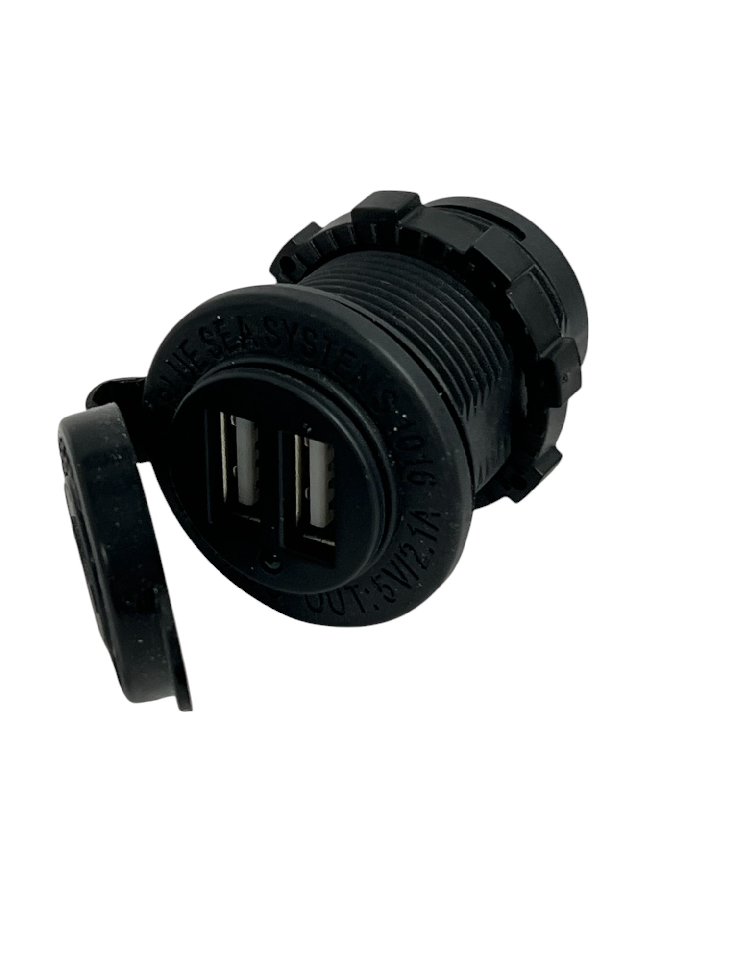 Blue Sea Systems 1016 Dual-USB Dash-Mount Charger - 12/24vdc - *NEW OUT ...