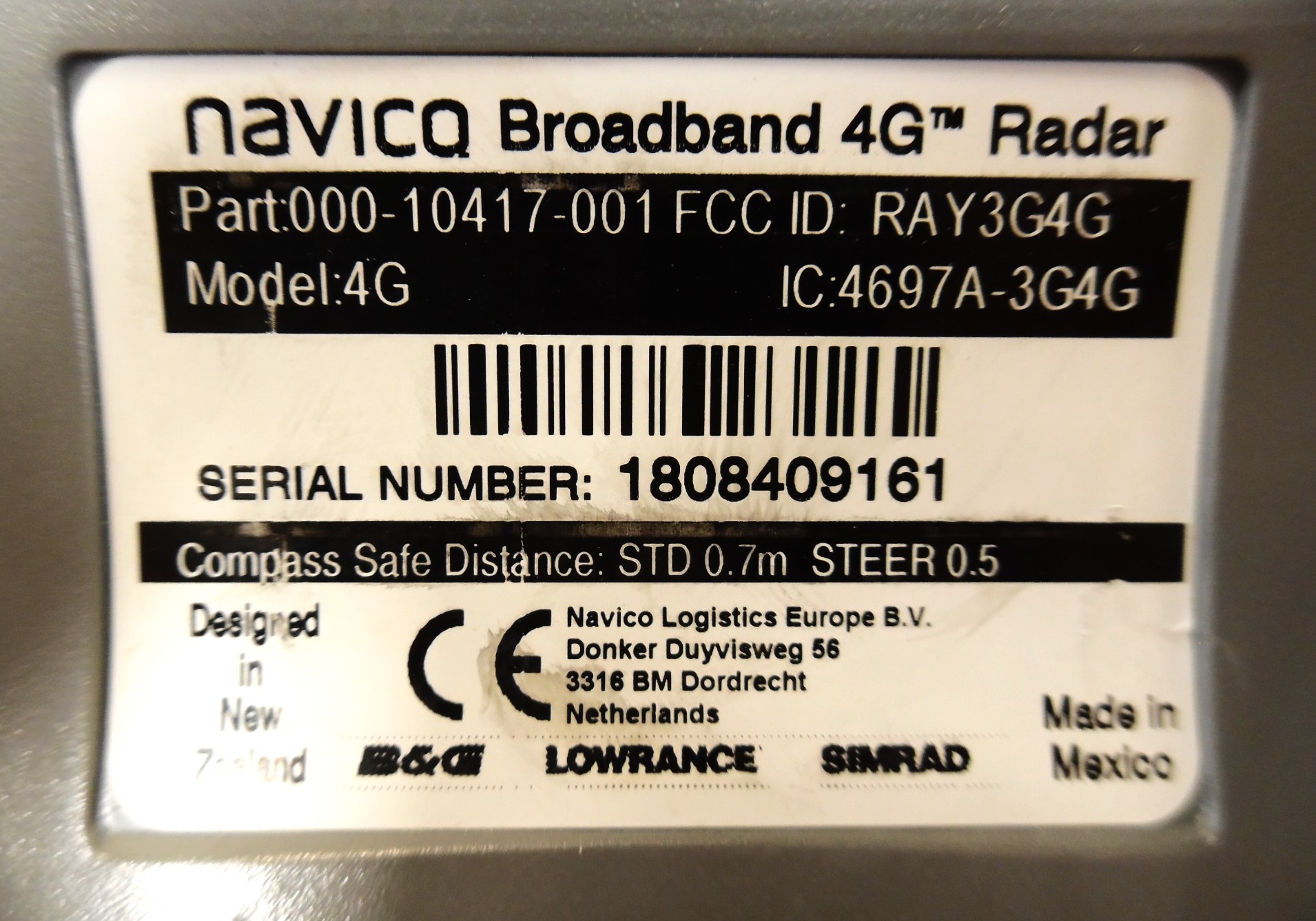 Simrad/Navico/Lowrance/B&G Broadband 4G Radar Dome W Cables & RI10 ...
