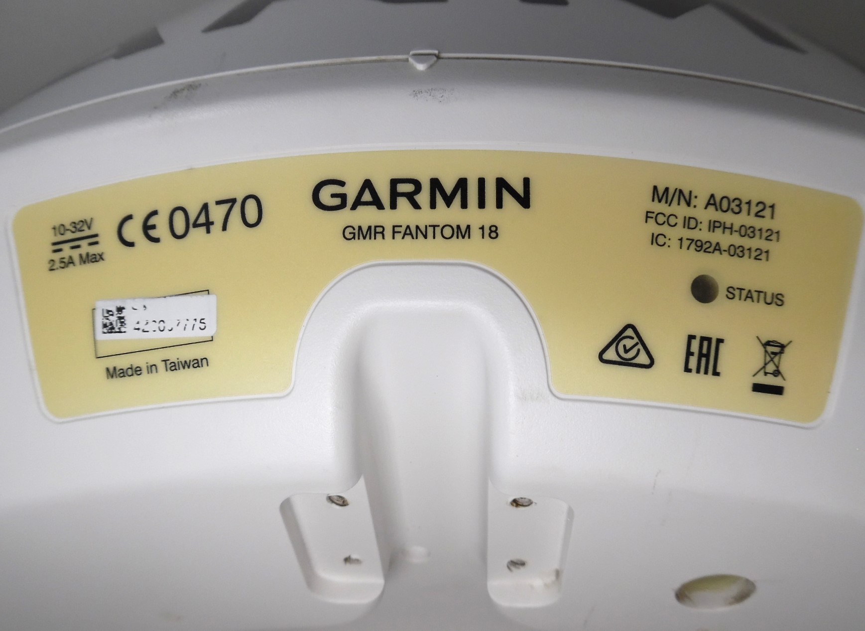 Garmin Fantom 18 Radar Dome W/ Network and Power Cables- Tested ...