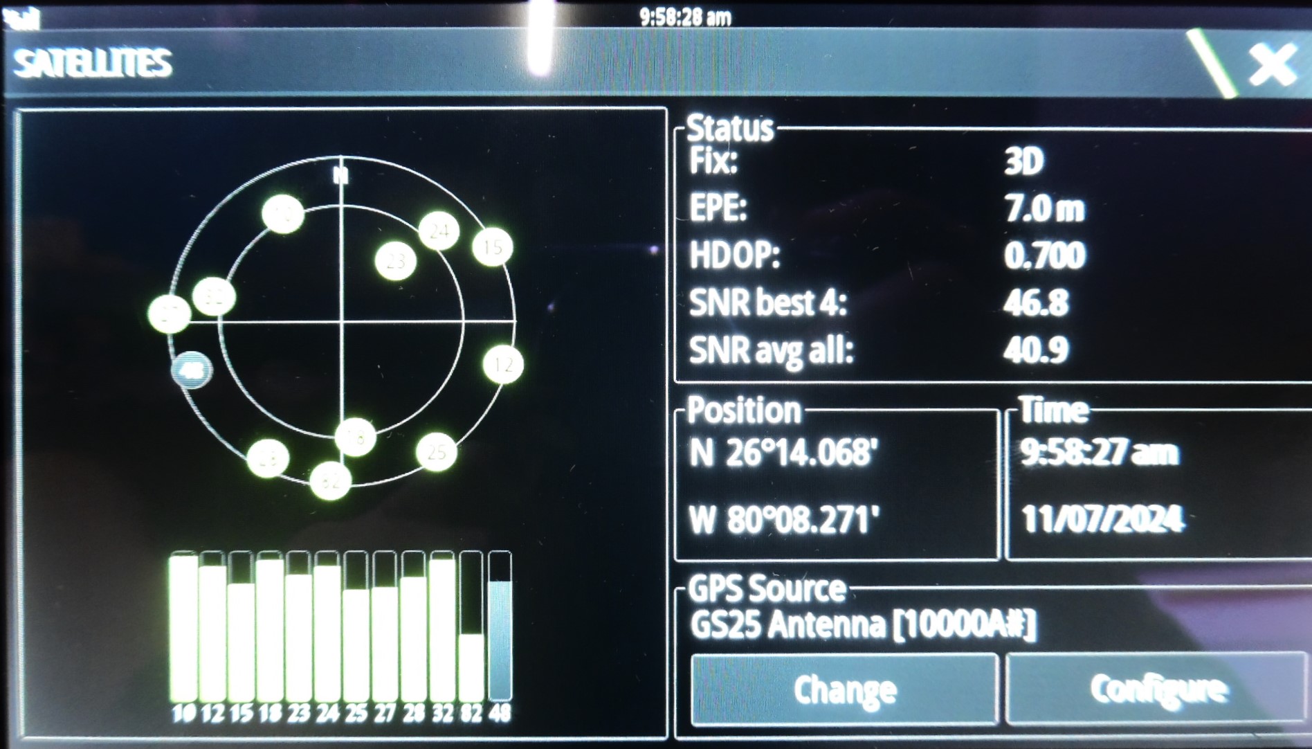 Simrad GS-25 GPS & Heading Sensor Tested Good (000-11043-001) - Max ...