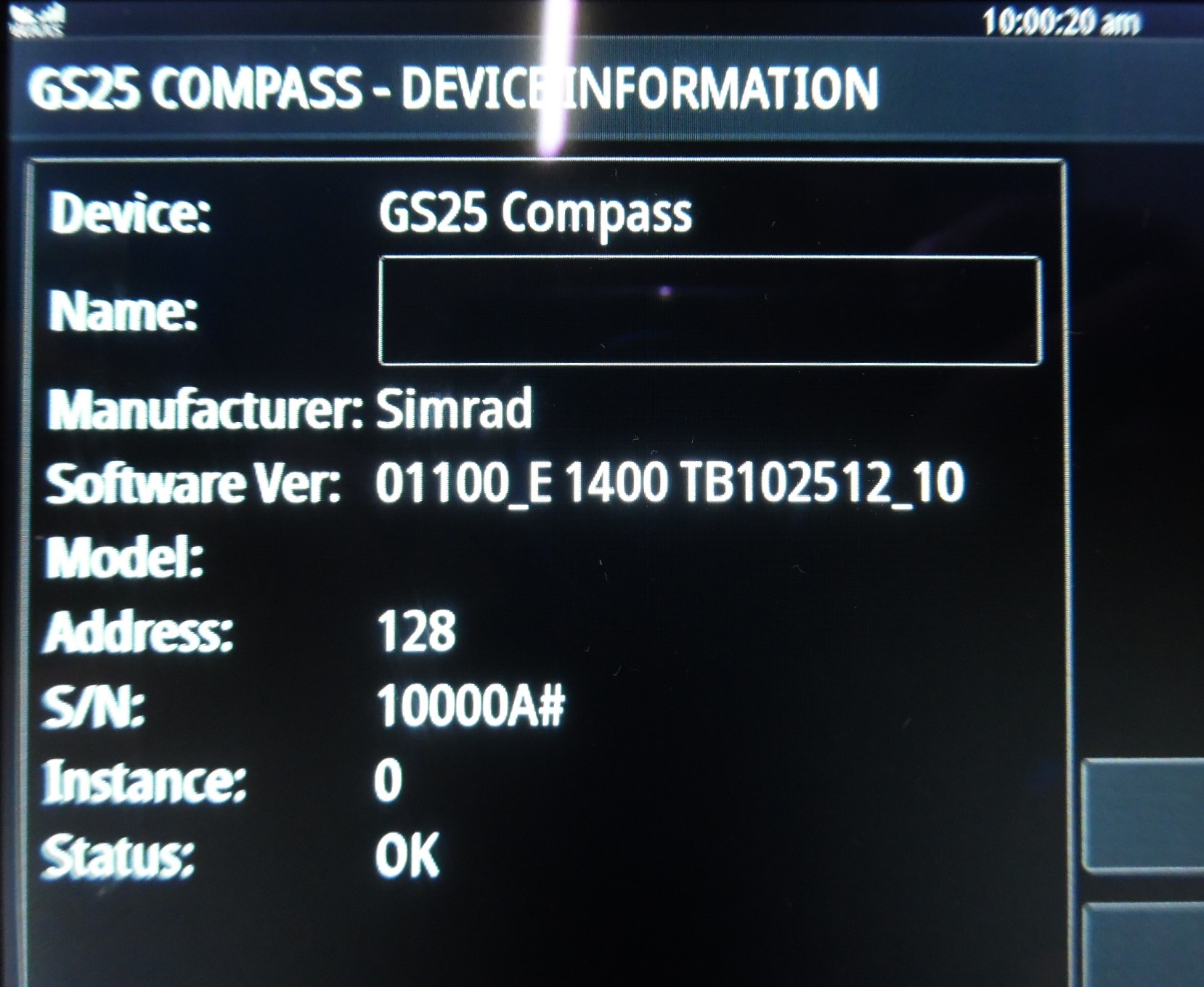 Simrad GS-25 GPS & Heading Sensor Tested Good (000-11043-001) - Max ...