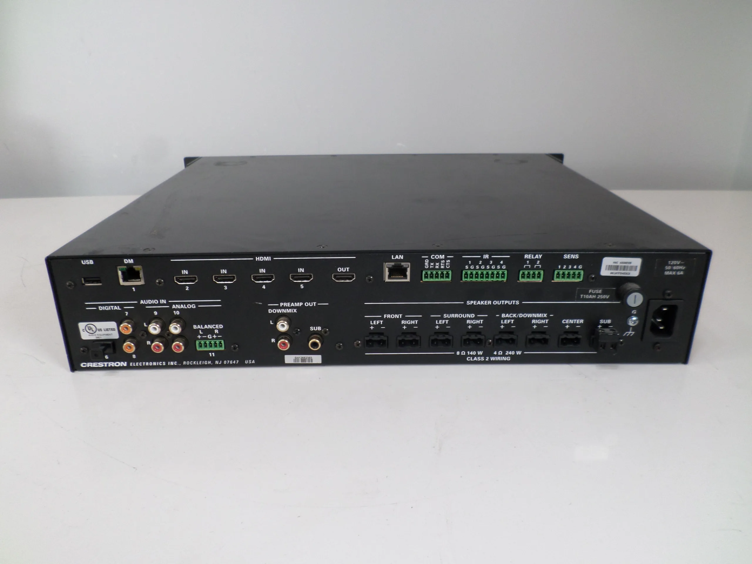 Crestron HD-XSPA 4K HD 7.1 Surround Sound Home Automation Receiver Rack Mount - Max Marine ...