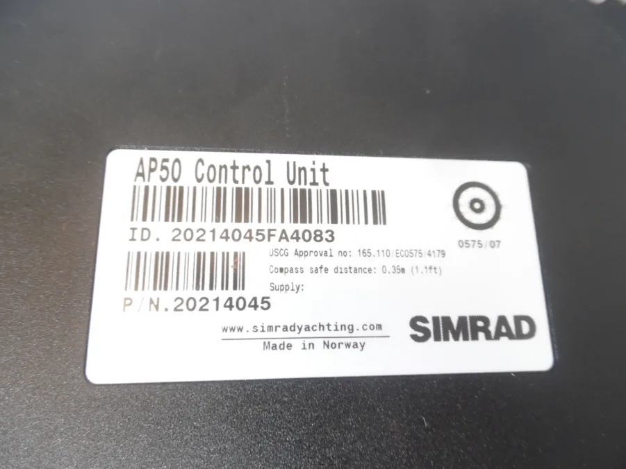 Simrad AP50 Control Head f/J50 Autopilot System~TESTED - Max Marine ...