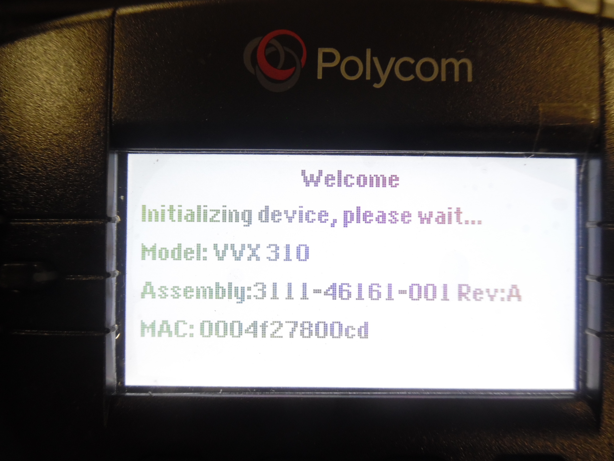 Polycom VVX 310 Gigabit IP Display Speakerphone with 6-Lines - Max ...