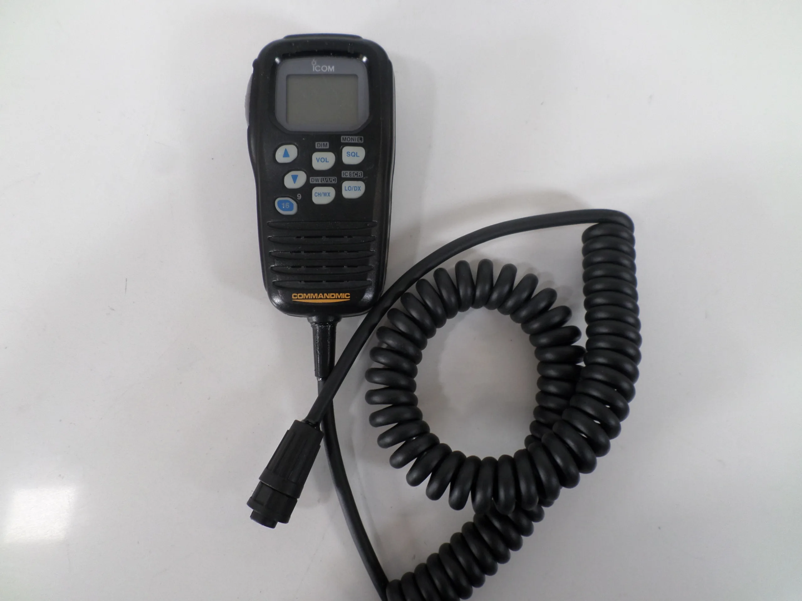 ICOM HM-157B Commandmic II Second Station Handset for IC-504/422/604 ...