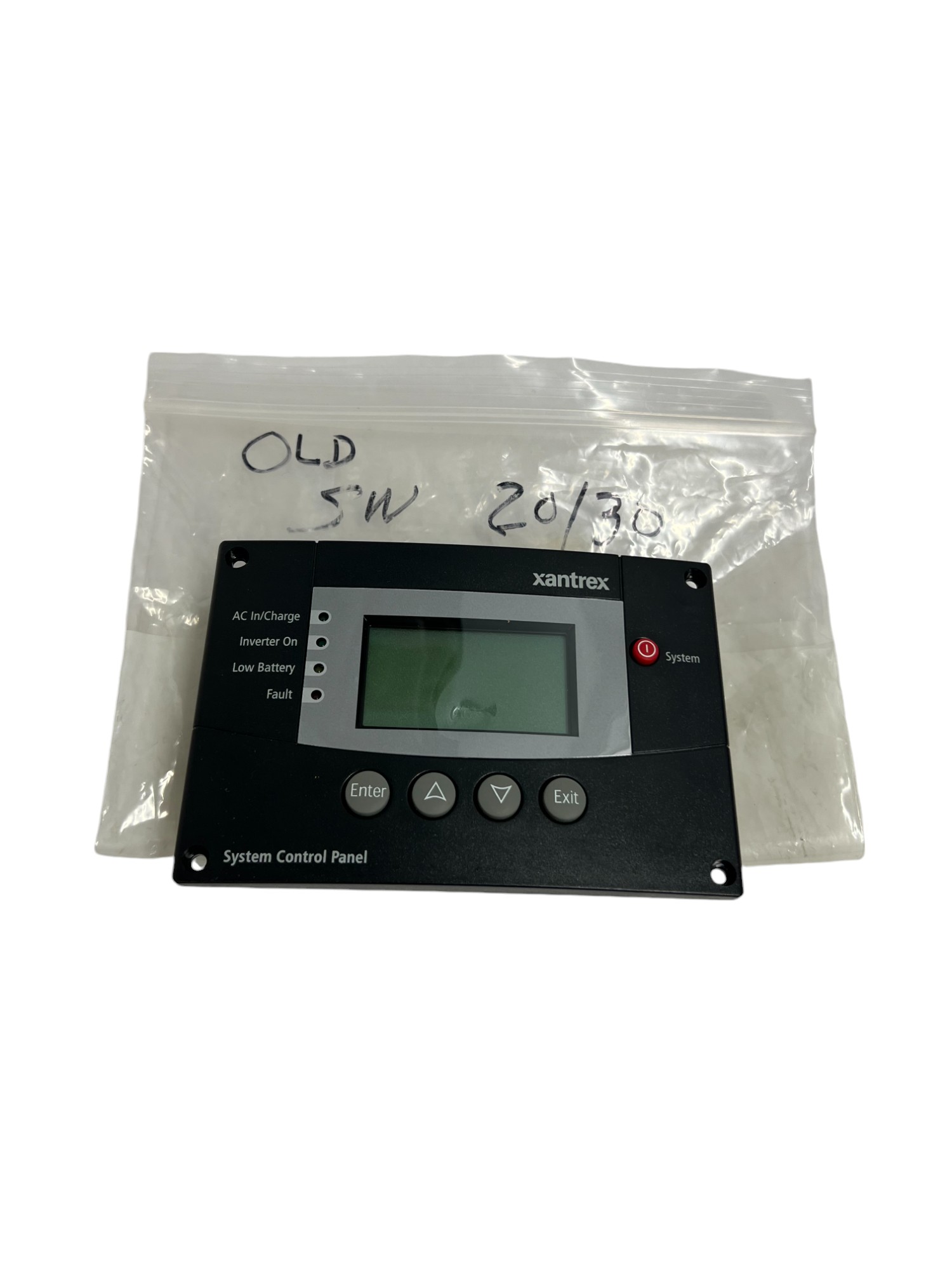 Xantrex SCP System Control Panel 809-0910 for SW3000 Series -Good Used Condition - Max Marine ...