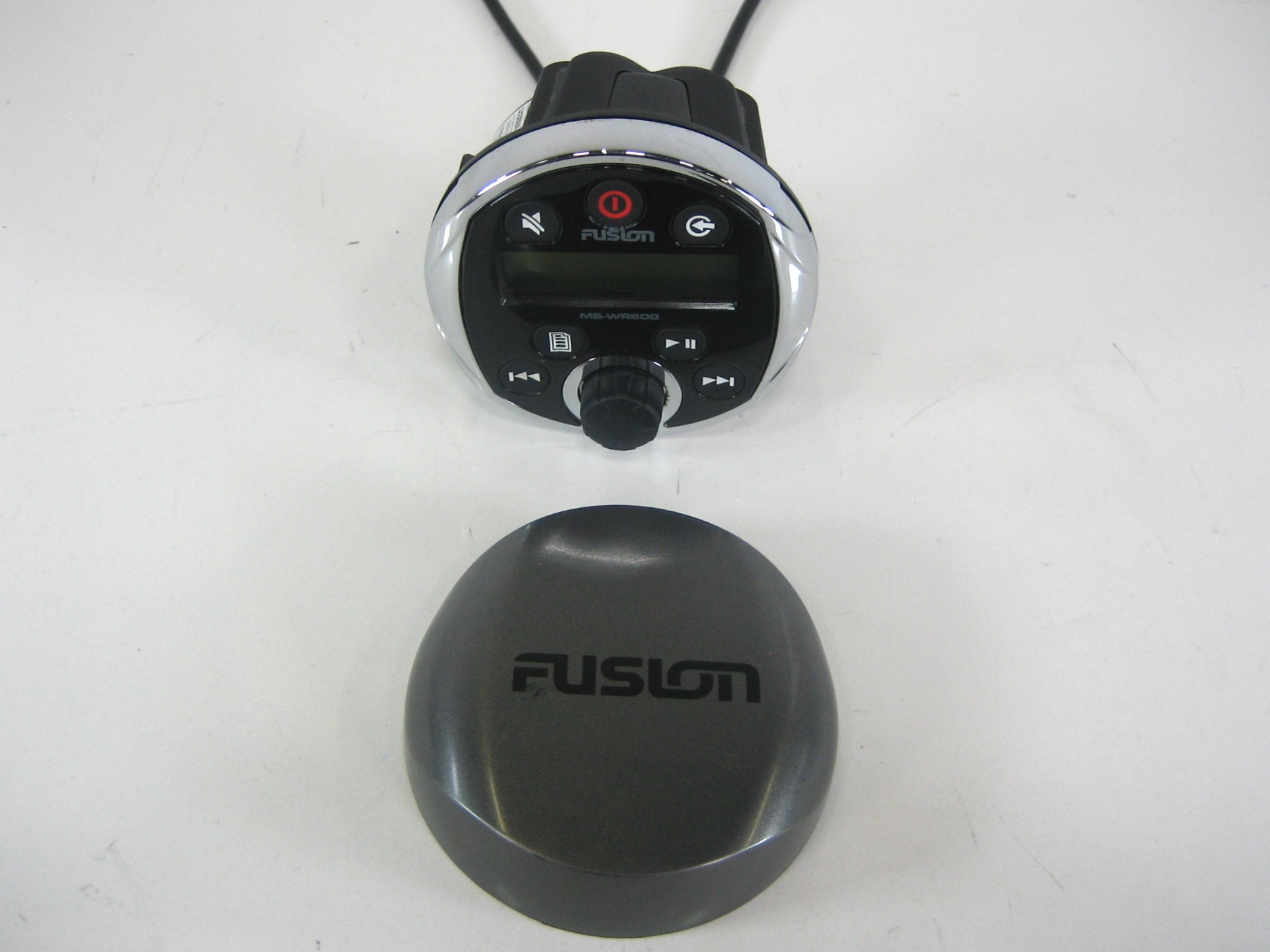 Fusion MS-WR600 Wired Marine Remote Control Unit w/ Sun Cover And ...