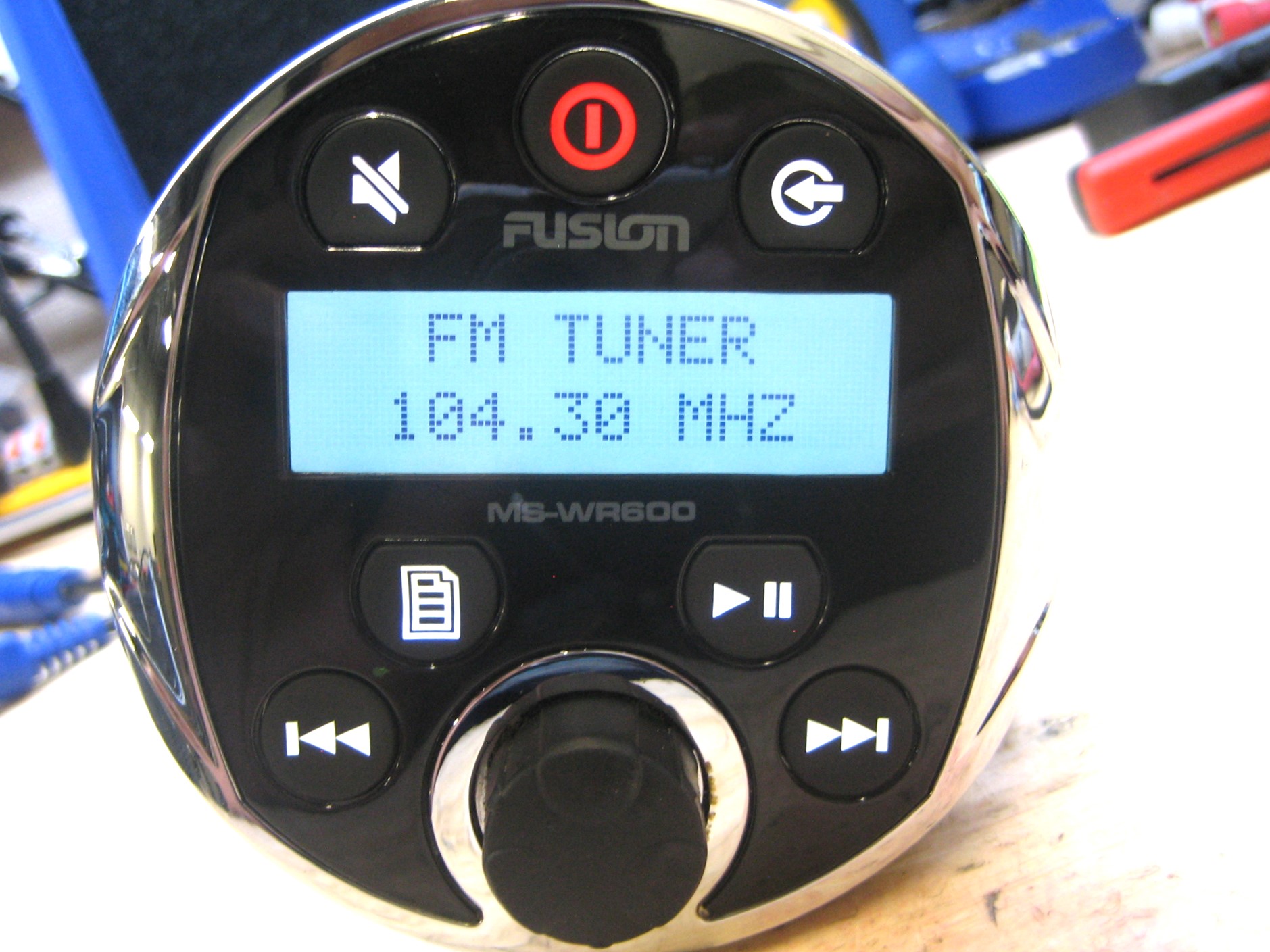 Fusion MS-WR600 Wired Marine Remote Control Unit w/ Sun Cover And ...