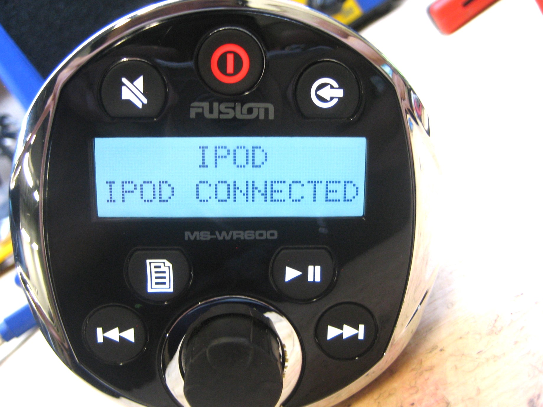 Fusion MS-WR600 Wired Marine Remote Control Unit w/ Sun Cover And ...