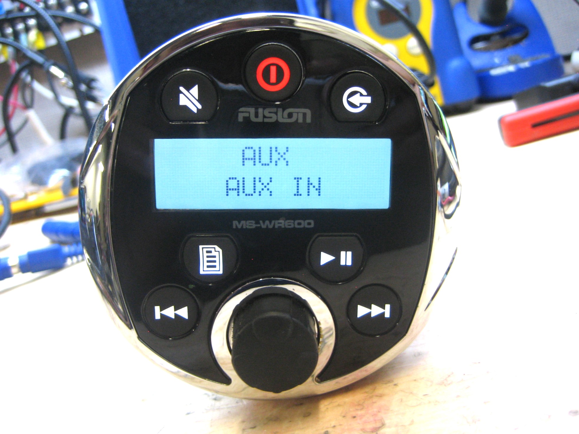 Fusion MS-WR600 Wired Marine Remote Control Unit w/ Sun Cover And ...