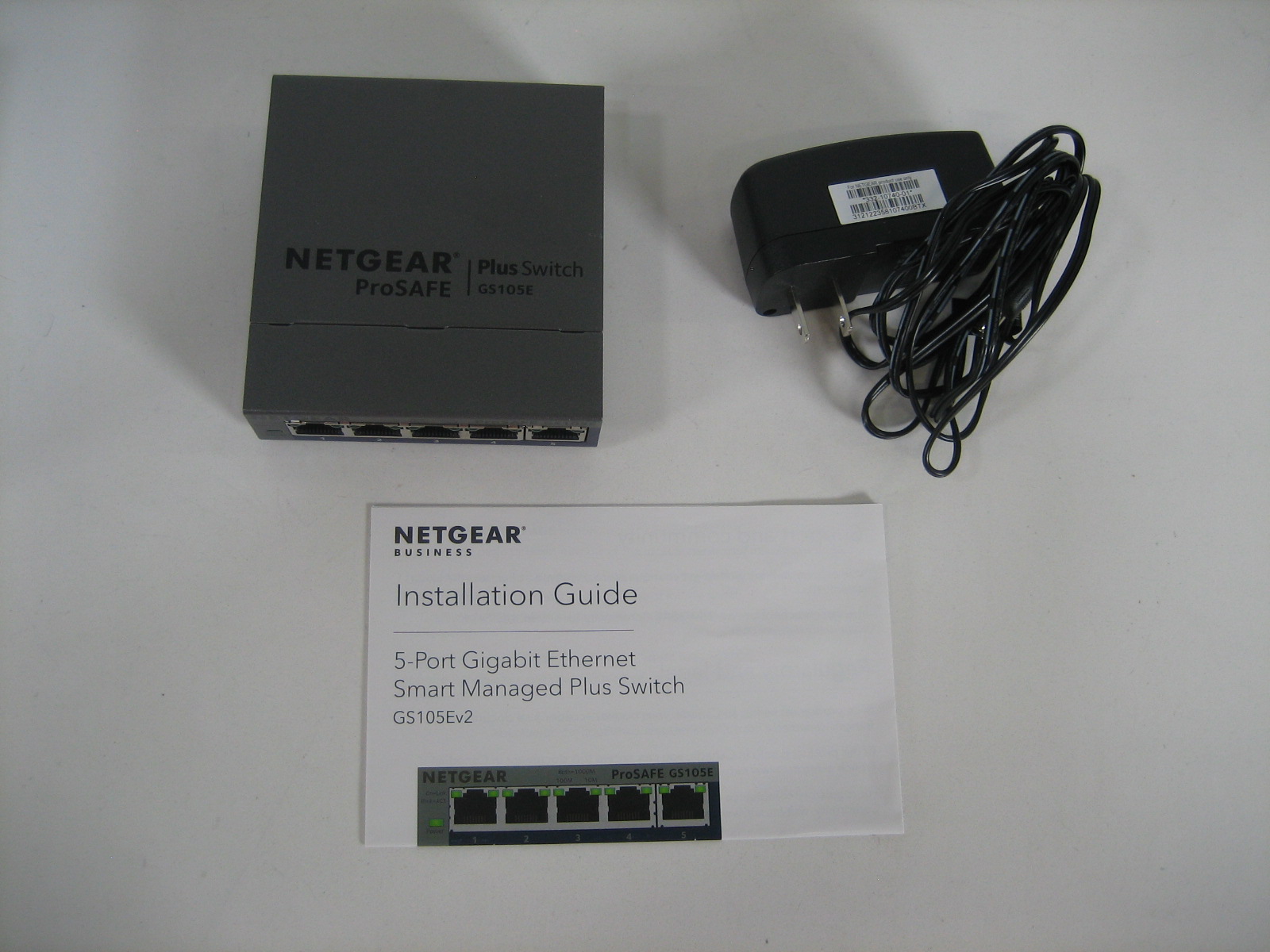 Netgear Prosafe GS105E 5 Port Gigabit Managed Ethernet Switch - Max ...