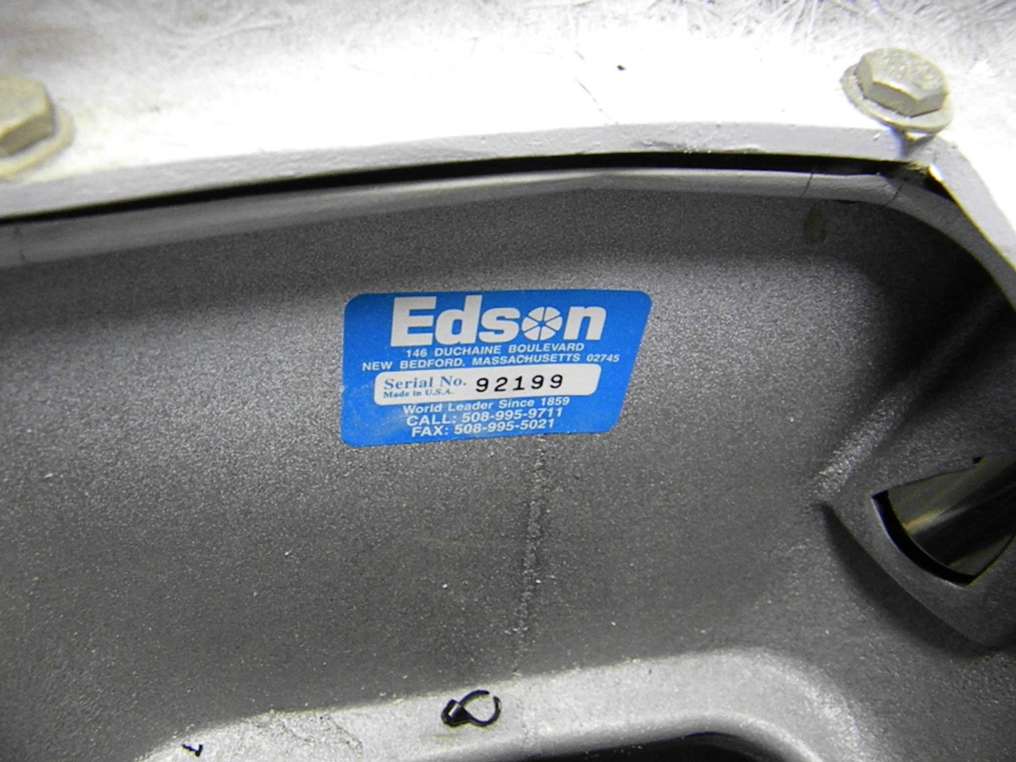 Edson Vision II Series Pedestal w/ 11-Tooth Sprocket Tapered Shaft 24 ...