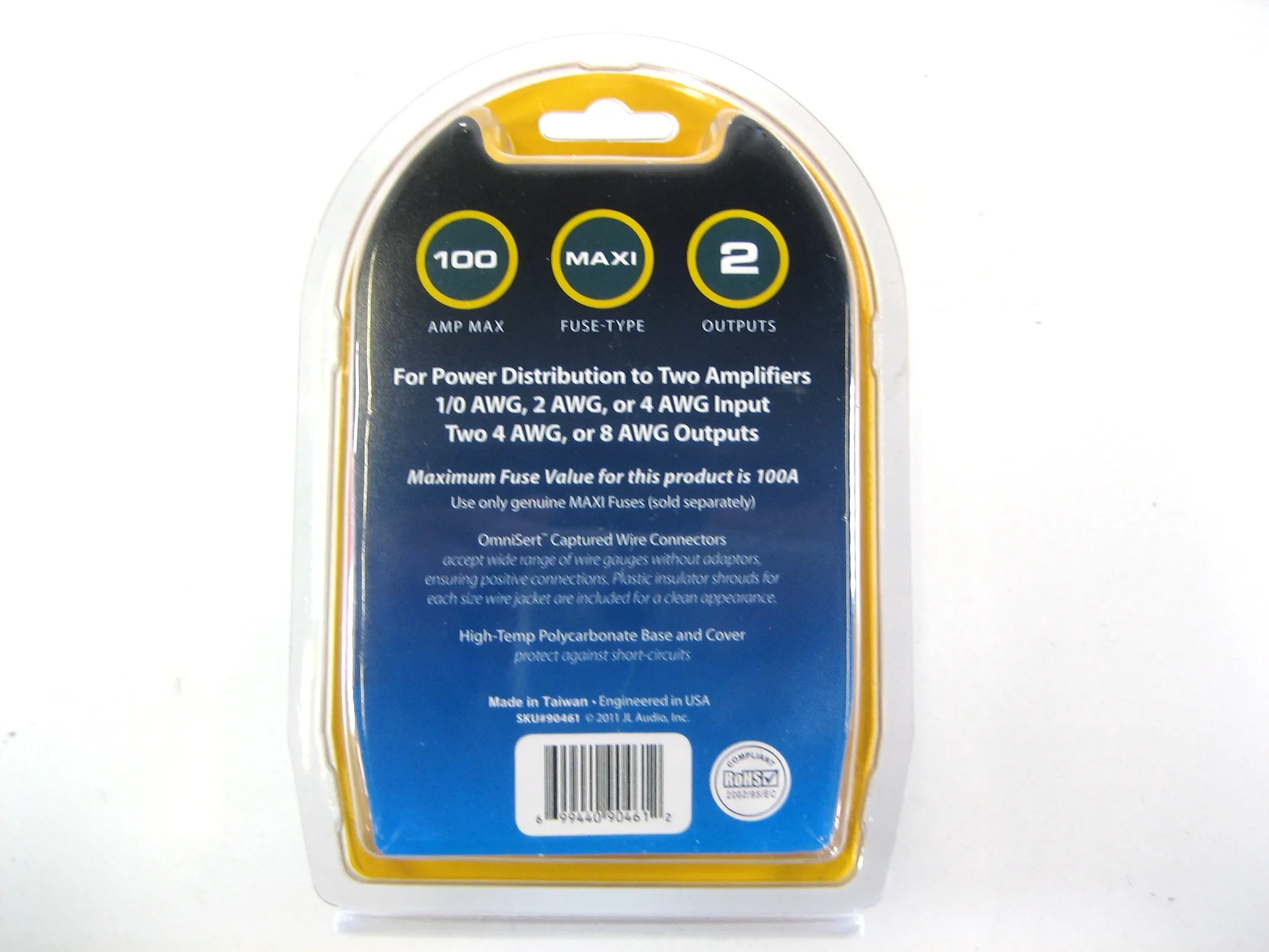 JL Audio XD-FDBU-2 90461 2-Way MAXI Fused Distribution Block For Amps ...