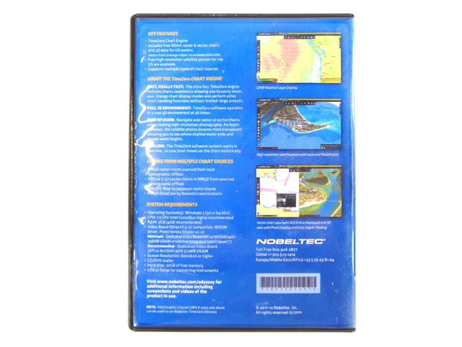 Nobletec Odyssey Powered by TimeZero PC/DVD Navigation Software ...