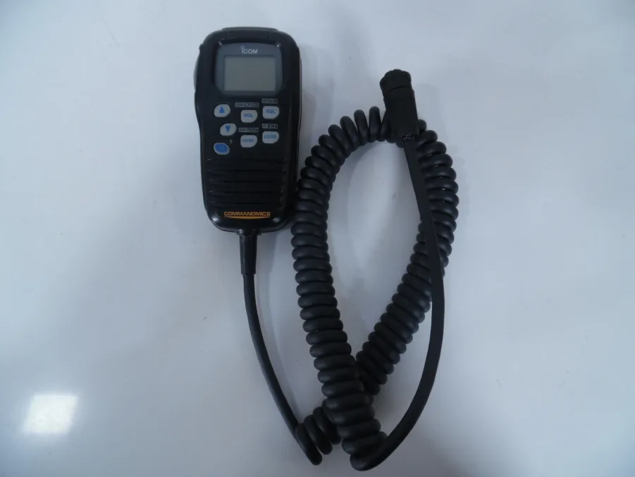 ICOM HM-157B Commandmic II Second Station Handset for IC-504/604 VHFs ...