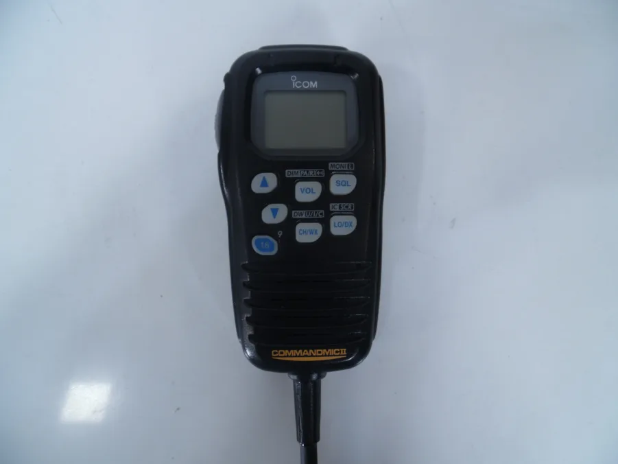 ICOM HM-157B Commandmic II Second Station Handset for IC-504/604 VHFs ...