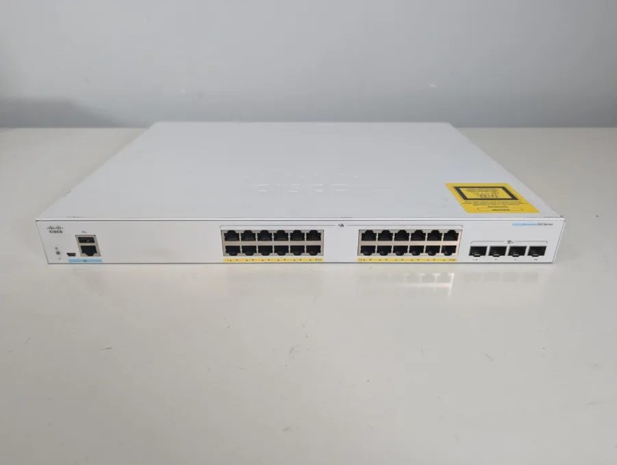 Cisco 350 Series 24 Port Gigabit POE Switch with 4x 10 Gigabit SFP+ ...