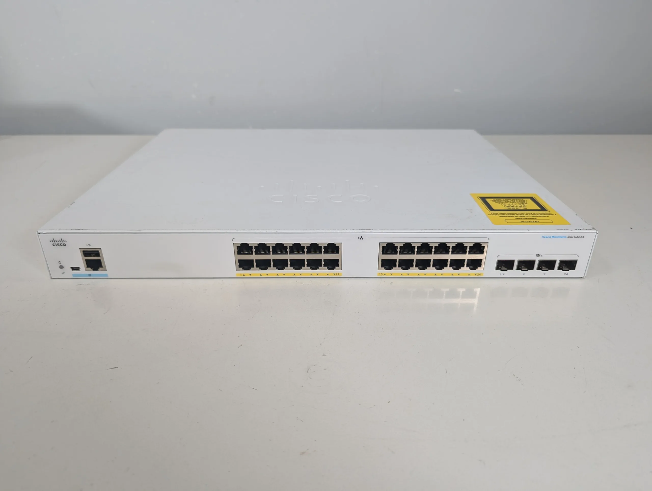 Cisco 350 Series 24 Port Gigabit POE Switch with 4x 10 Gigabit SFP+ ...