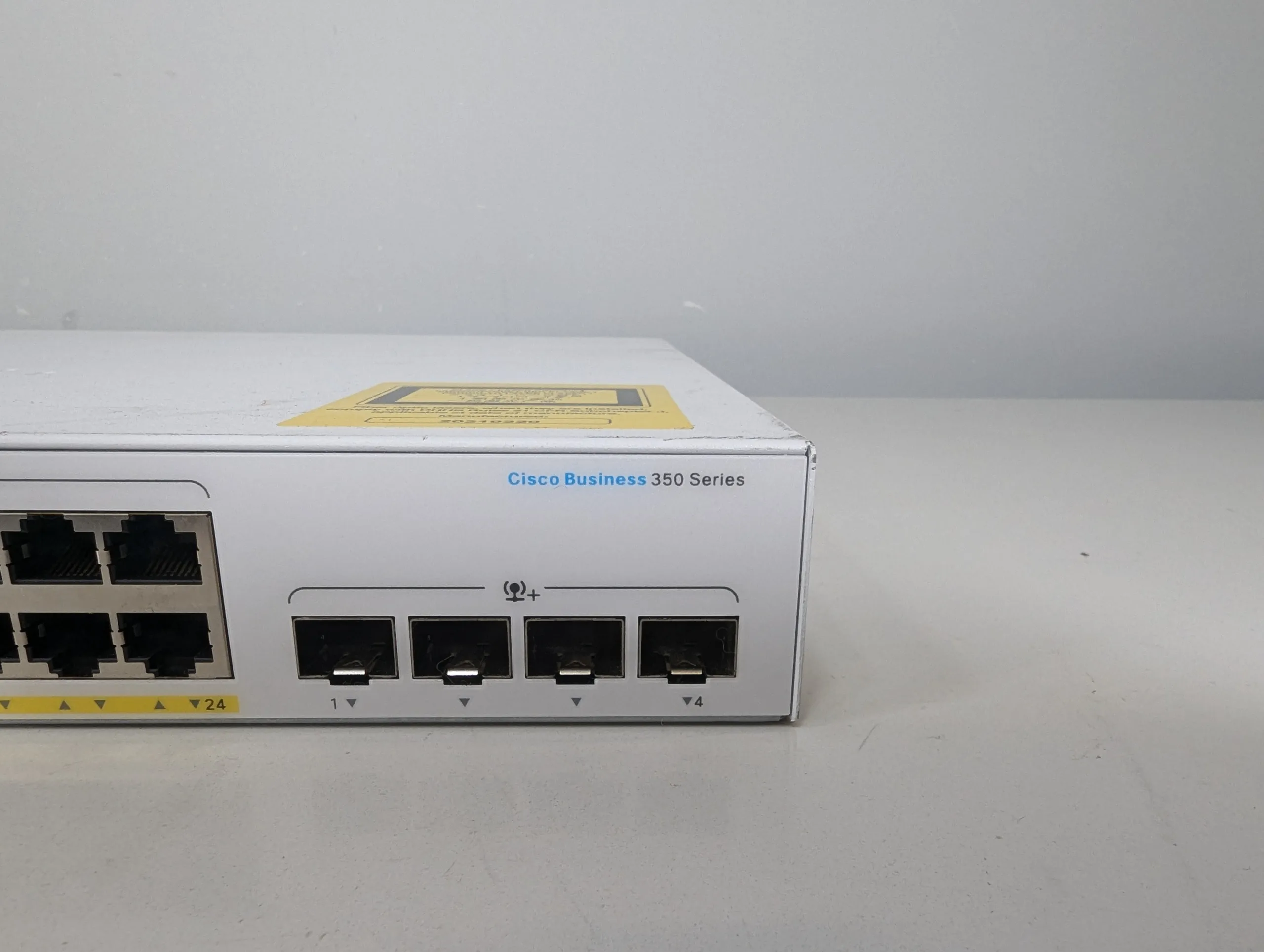 Cisco 350 Series 24 Port Gigabit POE Switch with 4x 10 Gigabit SFP+ ...