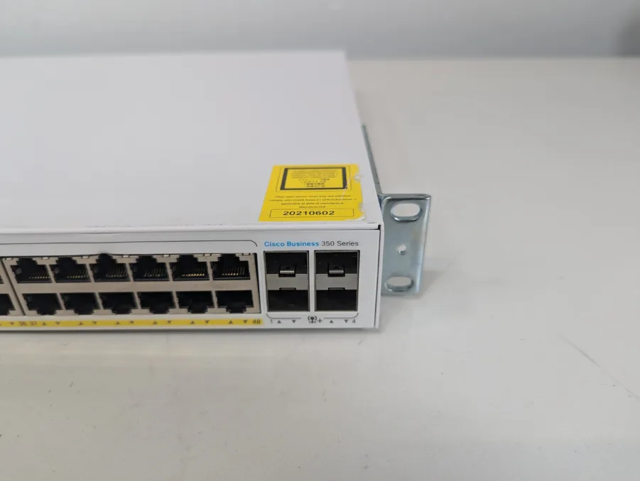 Cisco 350 Series 48 Port Gigabit POE Switch with 4x 10 Gigabit SFP+ ...