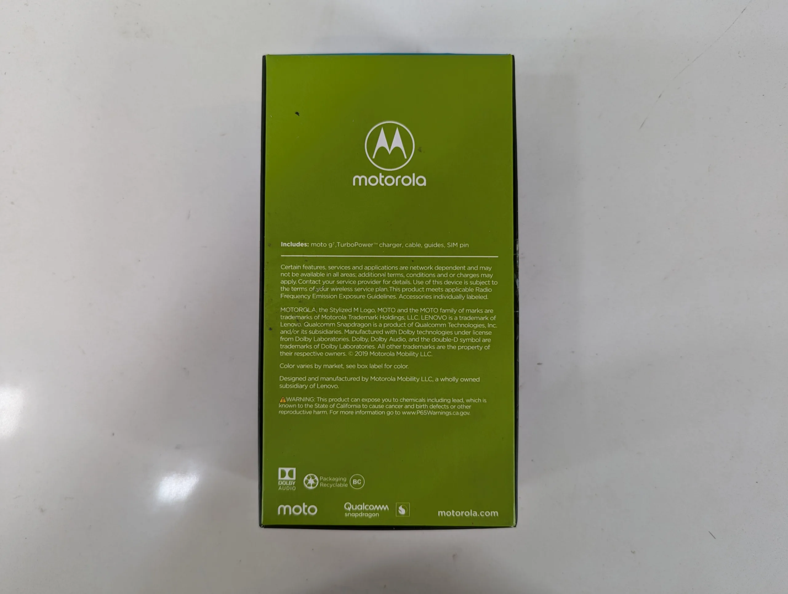 Motorola G7 4+64GB Unlocked Smartphone Product Code XT1962-1- For Parts ...