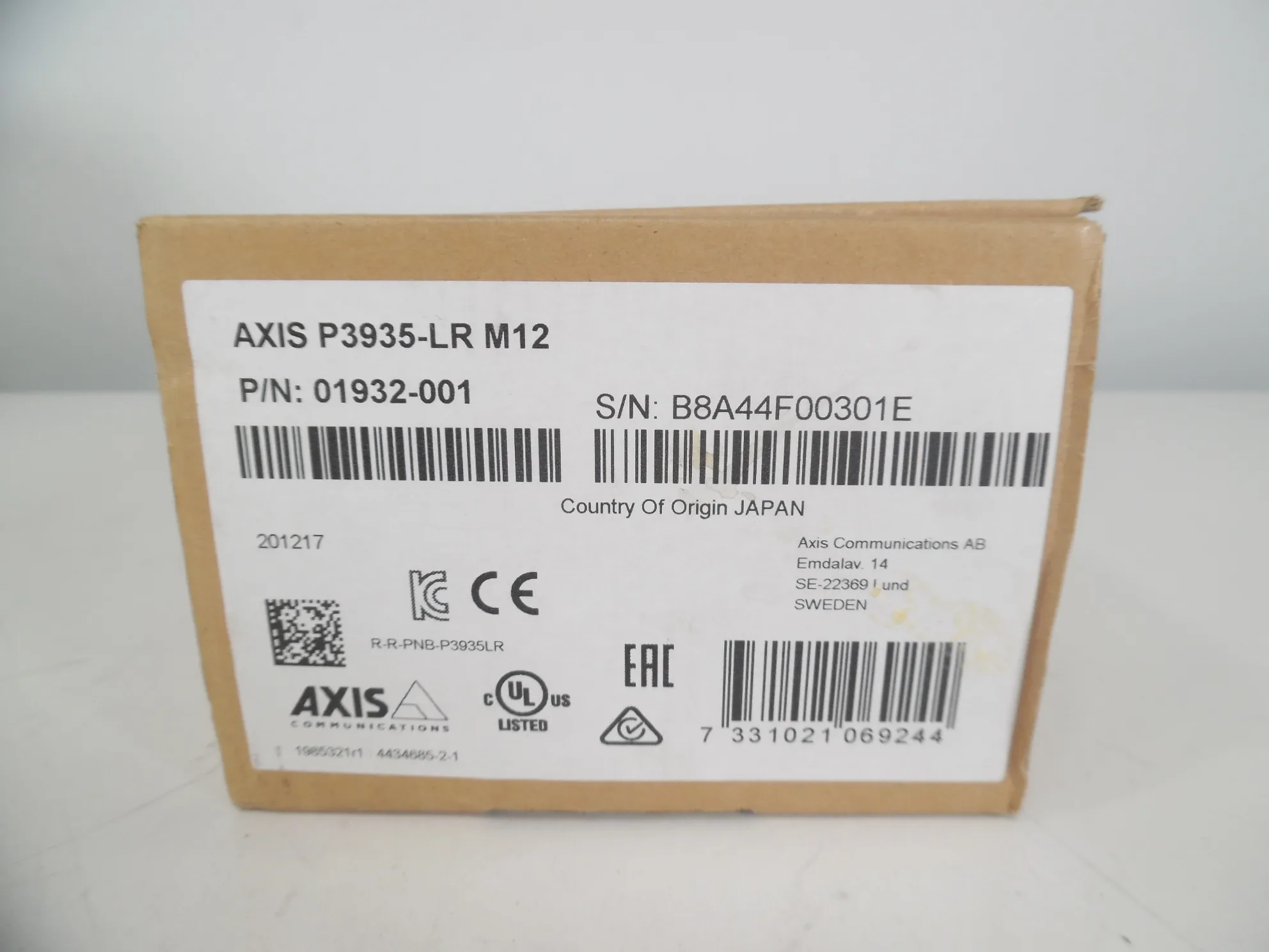 AXIS P3935-LR M12 Network Camera- IR & Mic With Enhanced Security ...