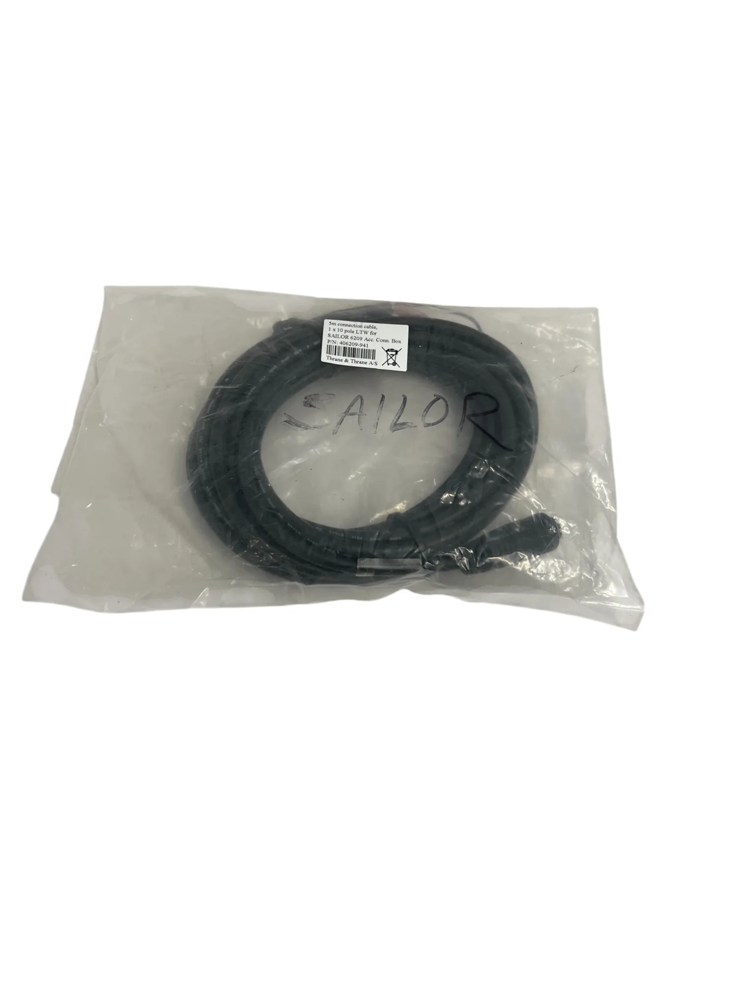 Sailor Thrane & Thrane Cobham 406209-941 Connection Cable 5m for 6200 ...