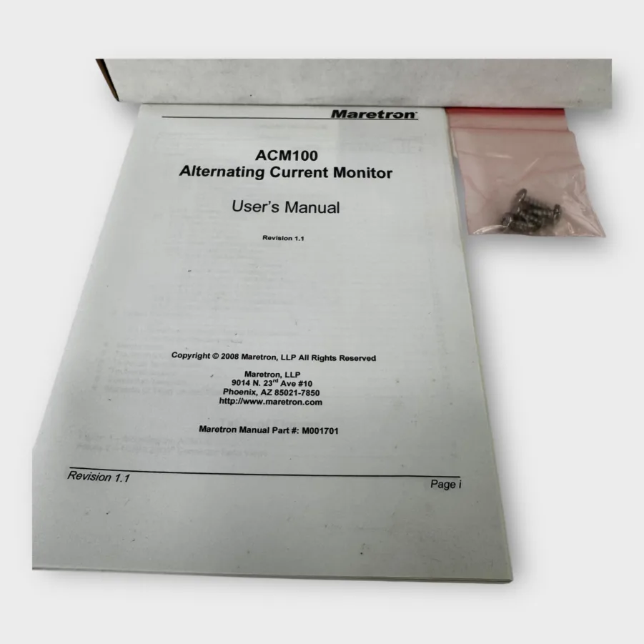 Maretron NMEA2000 AC Monitor ACM100 AC Voltage, Current & Frequency ...