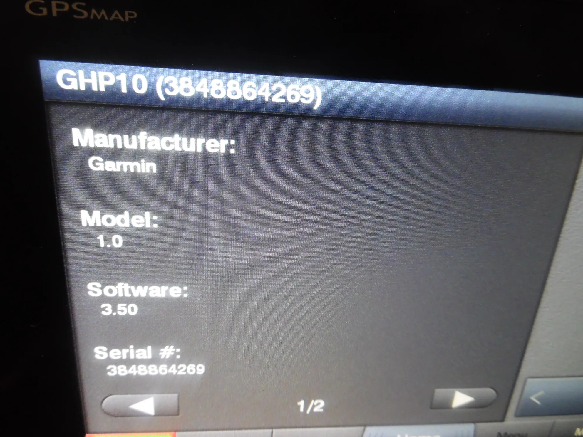 Garmin Boat Autopilot Compass Ball GHP 10 CCU-Tested 010-11052-00 - Max ...