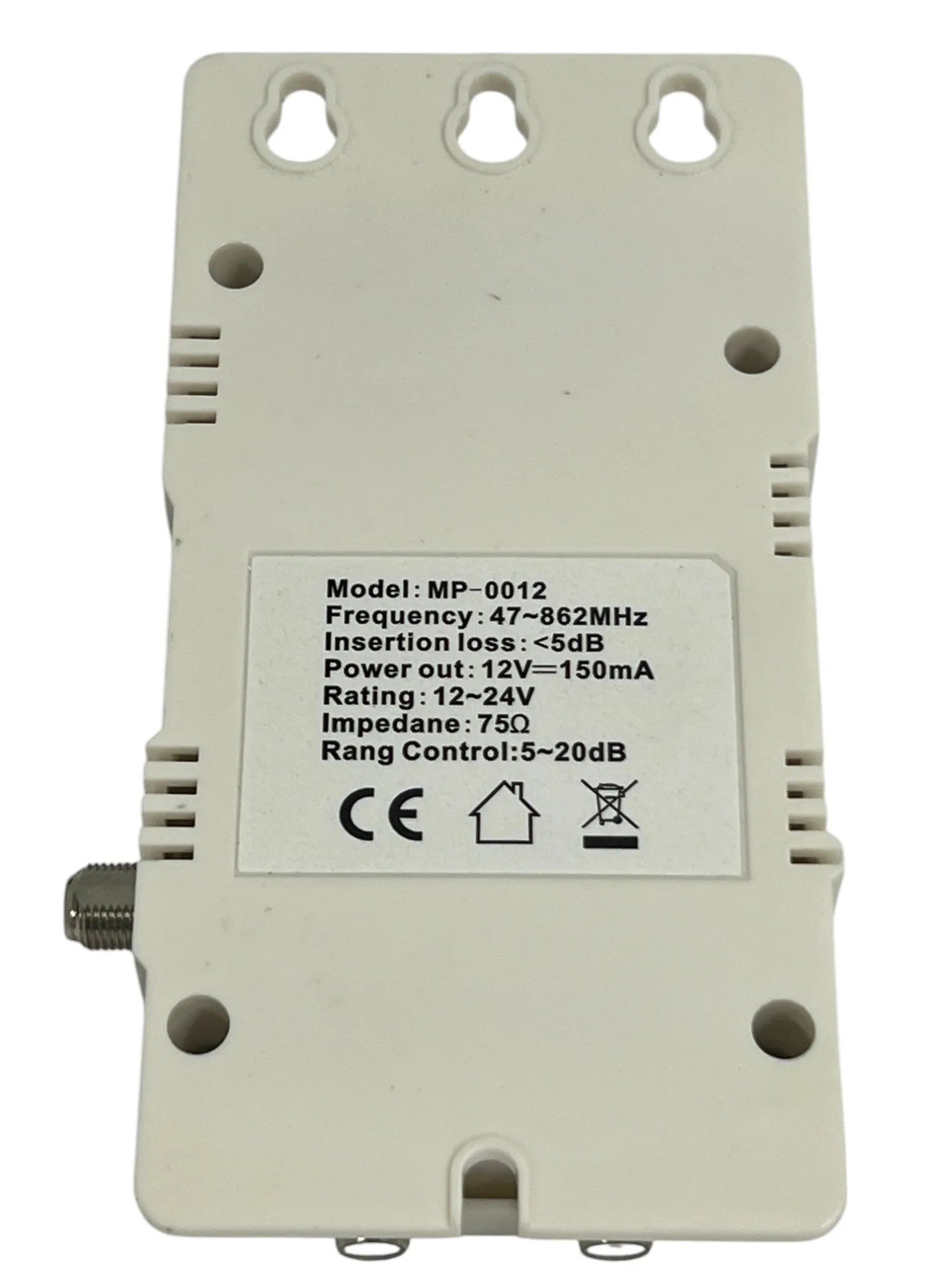 Digital TV Signal Amplifier Booster MP-0012 - New, Open Box - Free ...