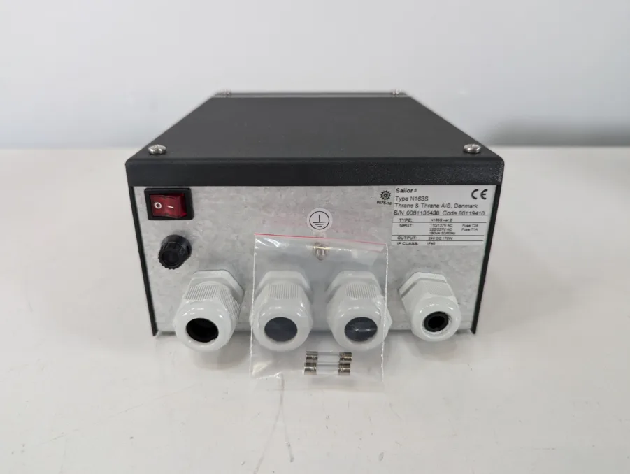 Sailor N163S 24V 7A AC-DC Power Supply For VHF and Inmarsat Radios- NEW ...