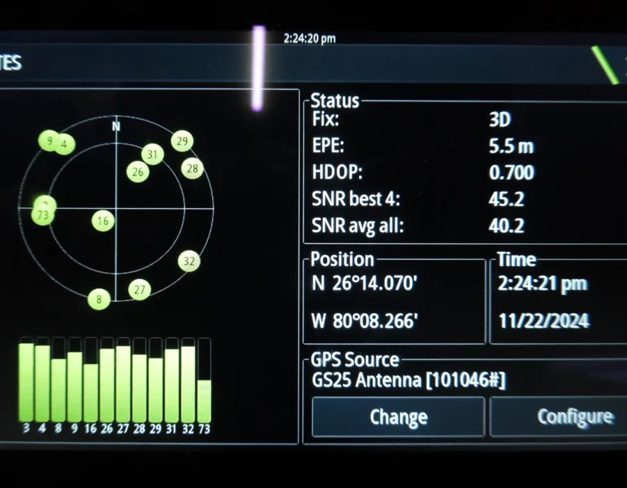Simrad GS-25 GPS & Heading Sensor (000-11043-001) Tested Good - Max ...