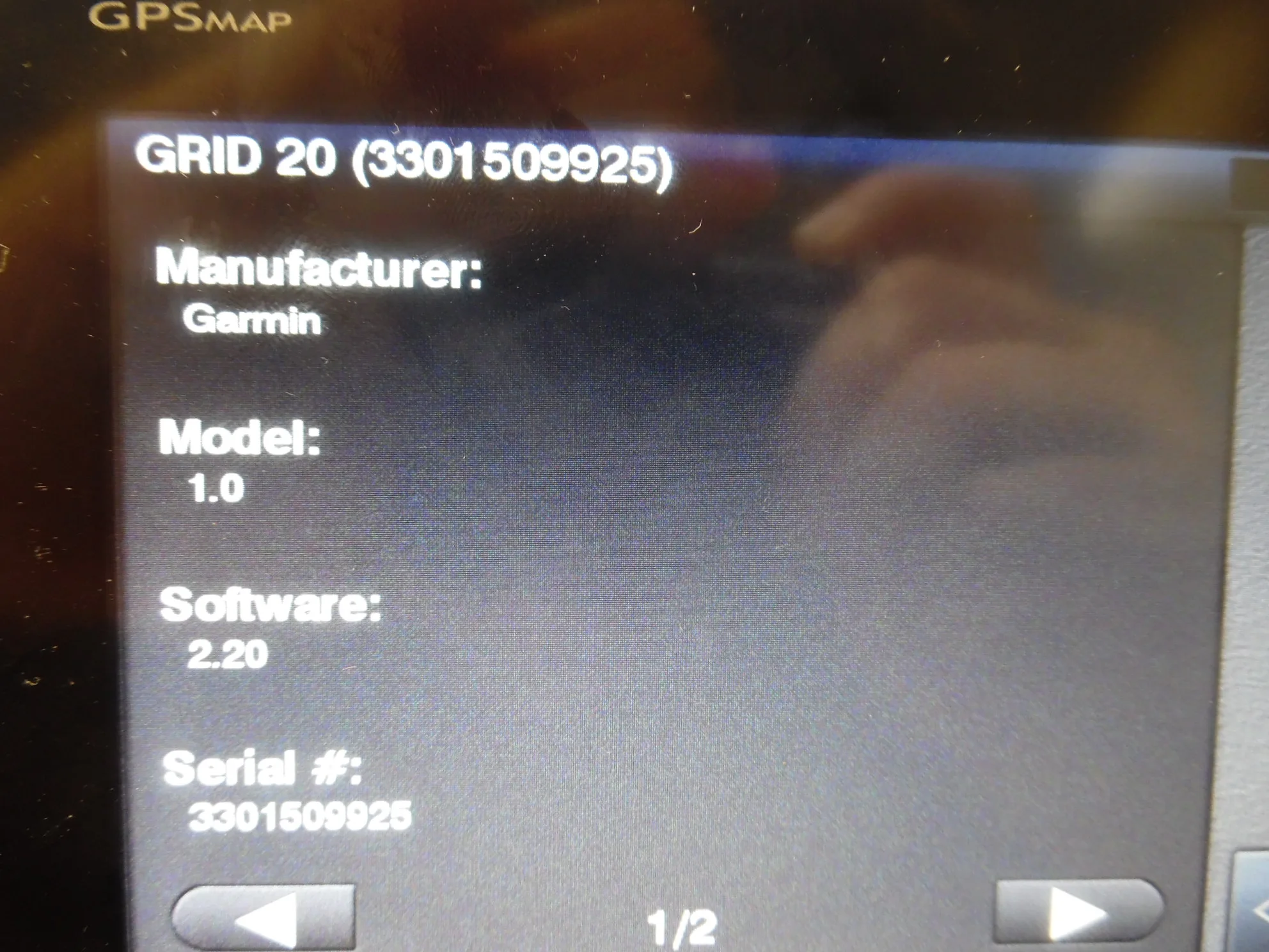 Garmin Grid 20 Remote Input Device 010 02011 00 Vertical Max Marine Electronics