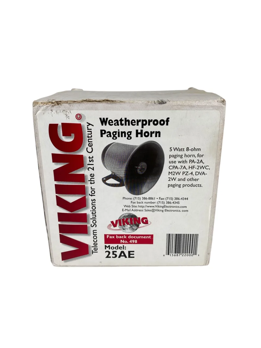 Viking Electronics 25AE 8 Ohm Weatherproof Paging Horn **New** - Max ...